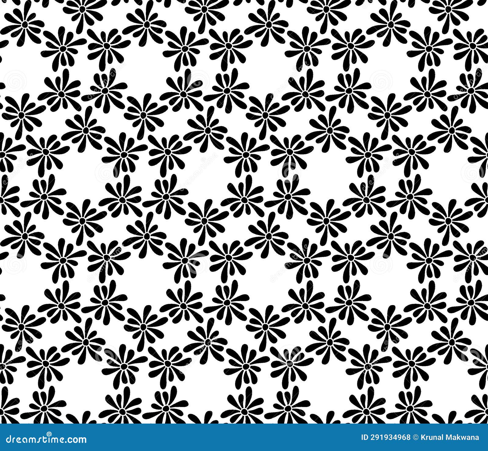 Flower and Leaf Pattern Trendy Print Design, Background, Texture, Tile ...