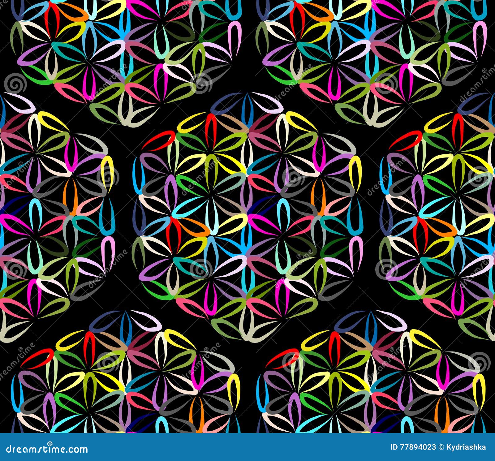 Flower of Life, Seamless Pattern for Your Design Stock Vector ...