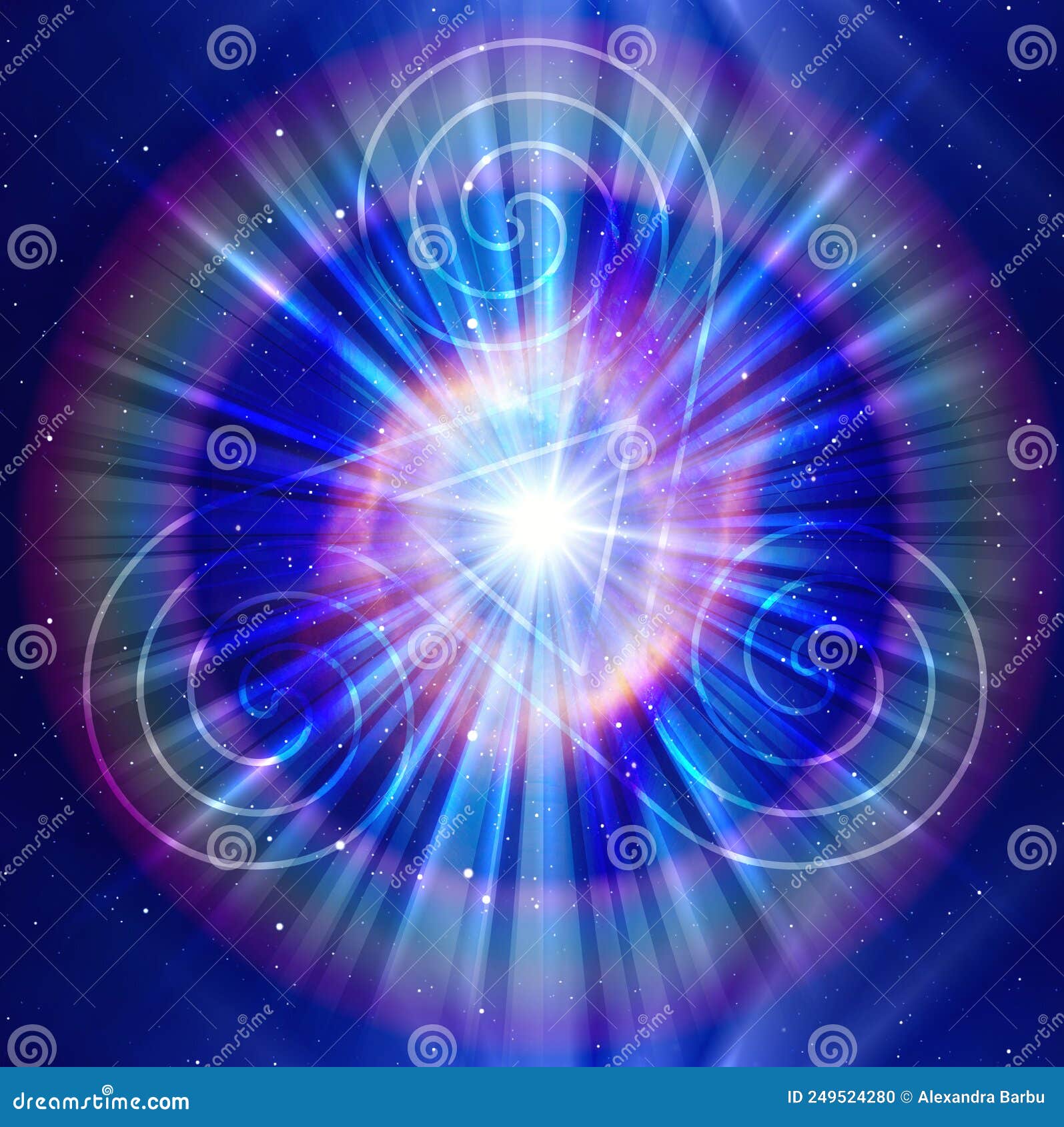 Holy Trinity, Circle of Life, Celtic Knot, Triskelion, Eternity, Blue ...