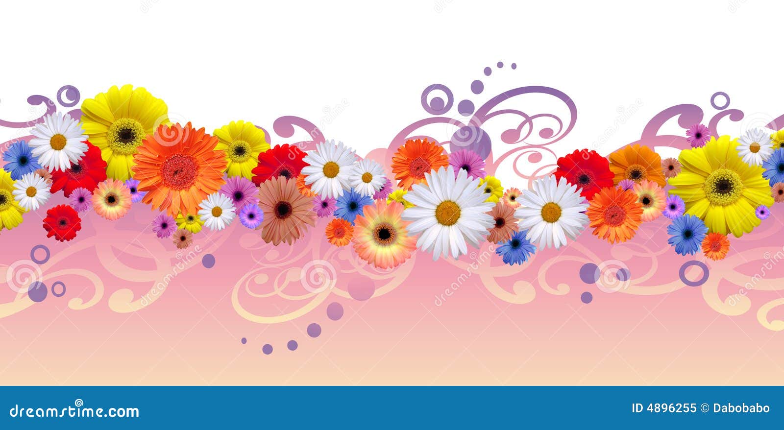 Flower Line Royalty Free Stock Photo - Image: 4896255