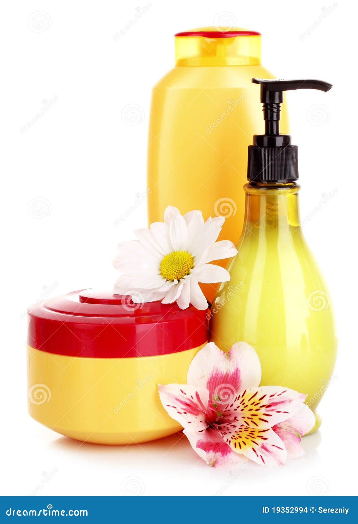 Flower and Liquid Soap Isolated Stock Photo - Image of beauty, isolated ...