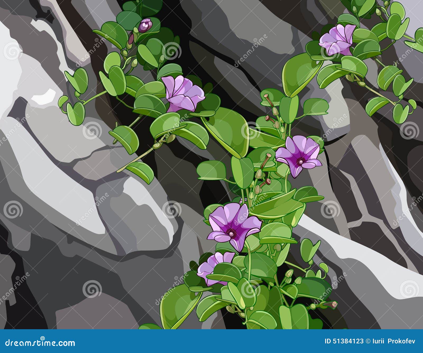 Stone Surface Print. Slab Pavement Seamless Texture. Paved Floor. Set ...