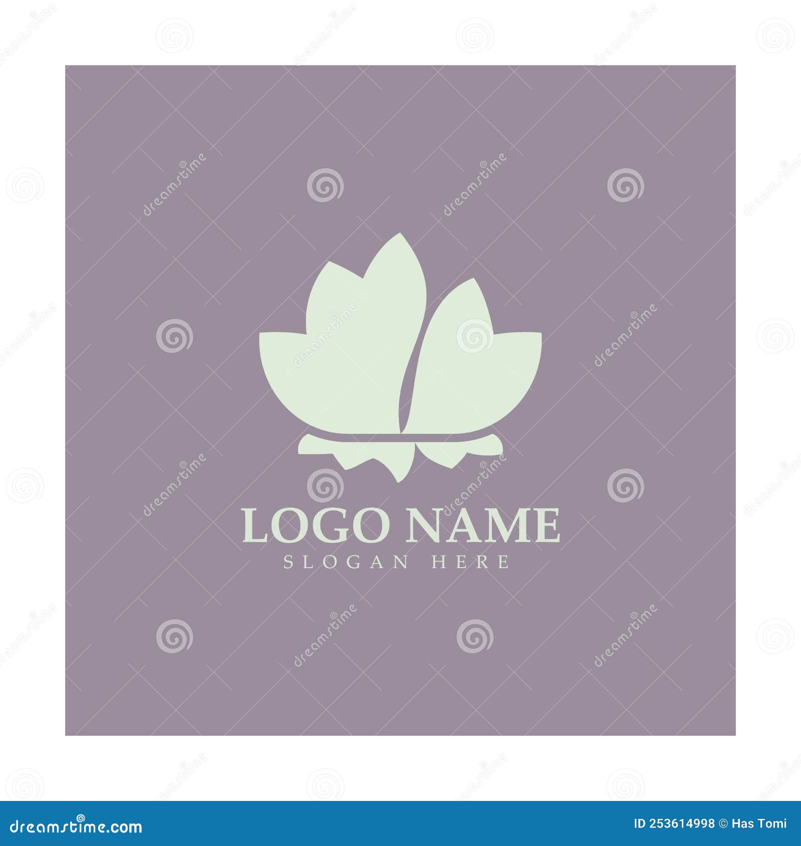 Flower Logo Vector Illustration Design Template Stock Vector ...