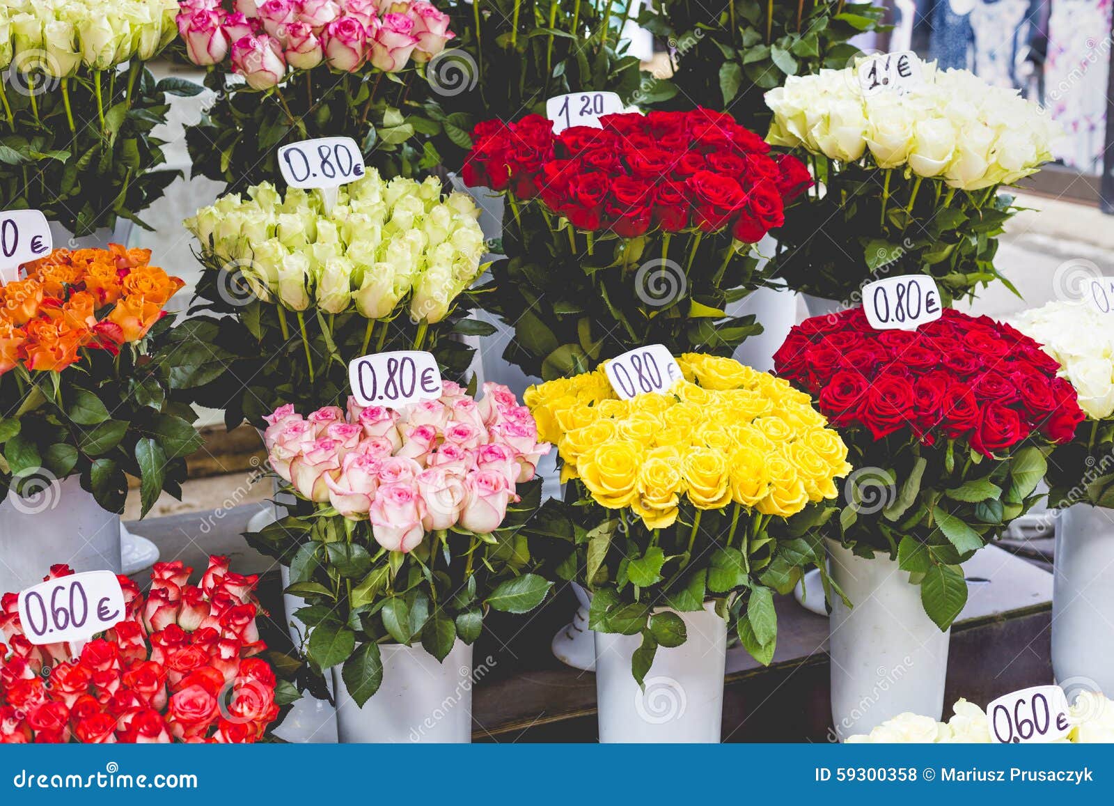 Flower Market in Riga, Latvia Stock Photo - Image of latvian, midsummer ...