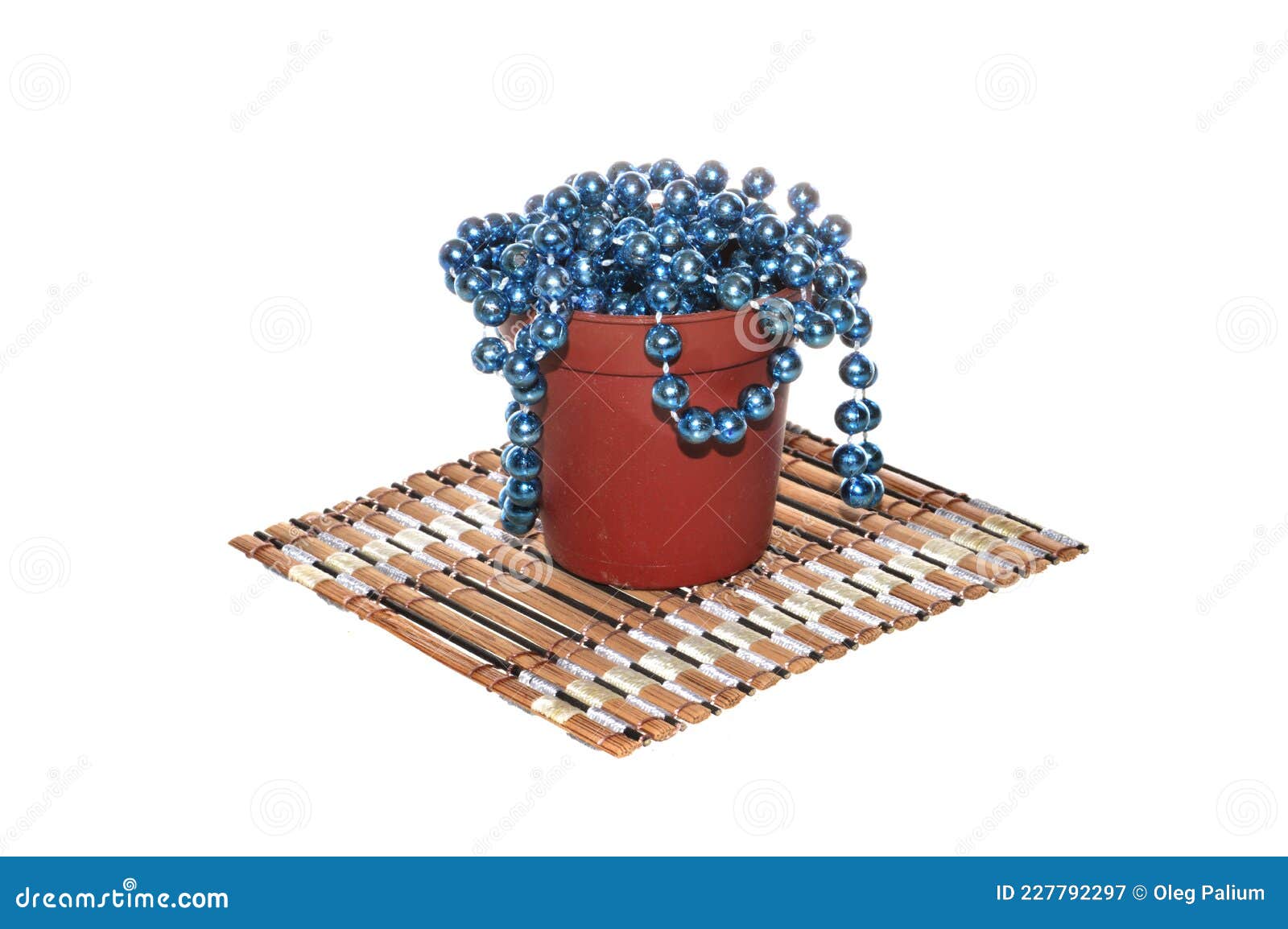 Flower Mat Isolated on White Background Stock Image - Image of brazil ...