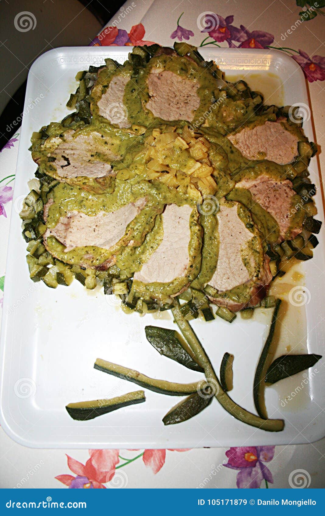 Flower meat stock image. Image of cook, shape, italy - 105171879