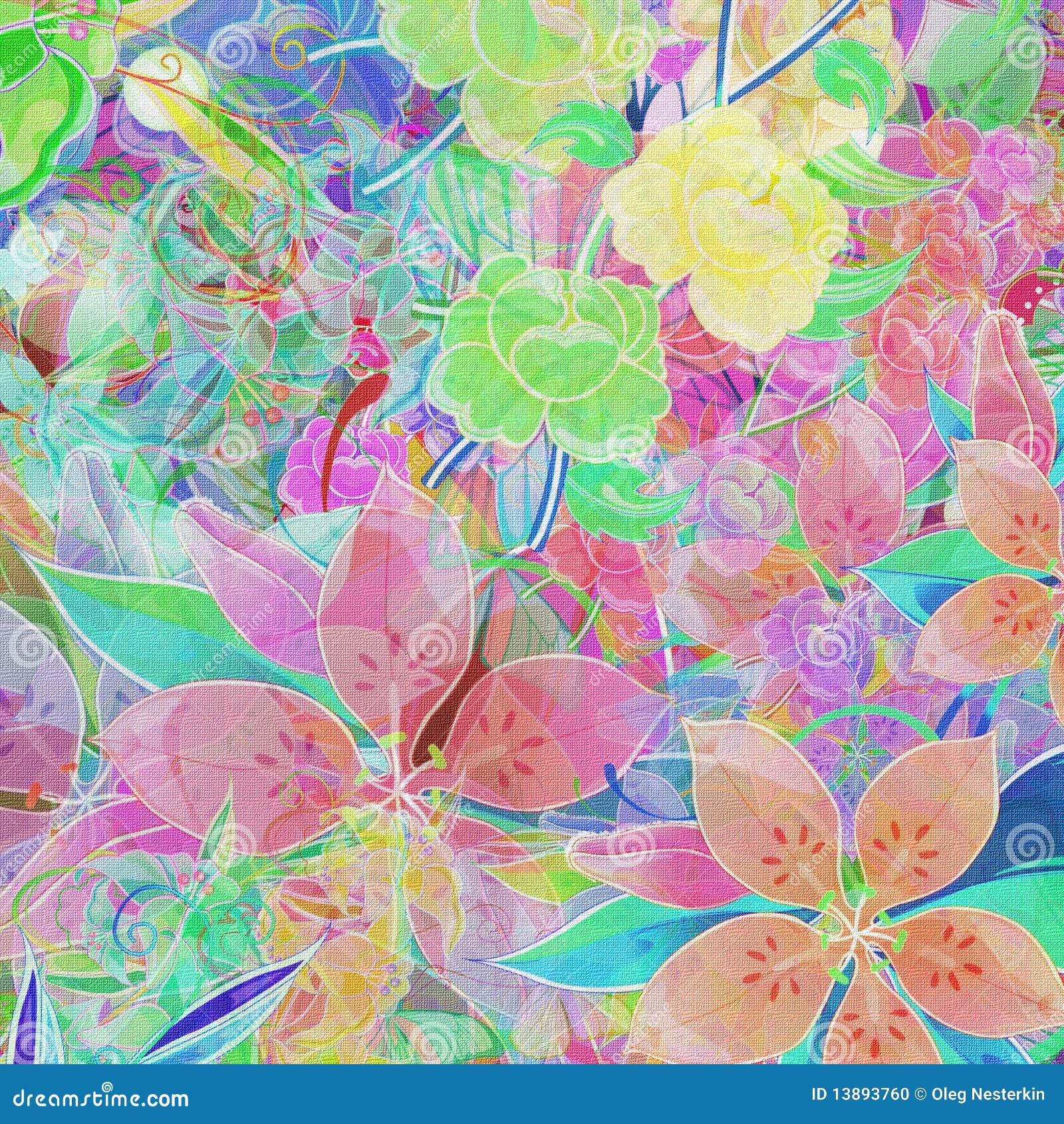 Flower mix stock illustration. Illustration of design - 13893760