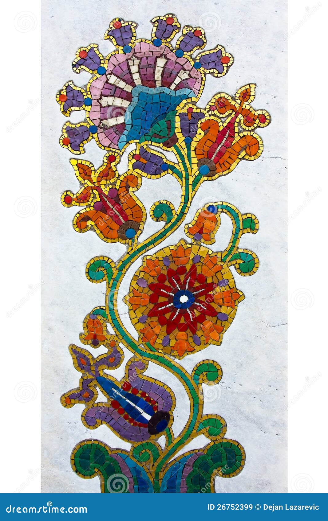 Flower Mosaic stock image. Image of flower, pattern, spiral - 26752399