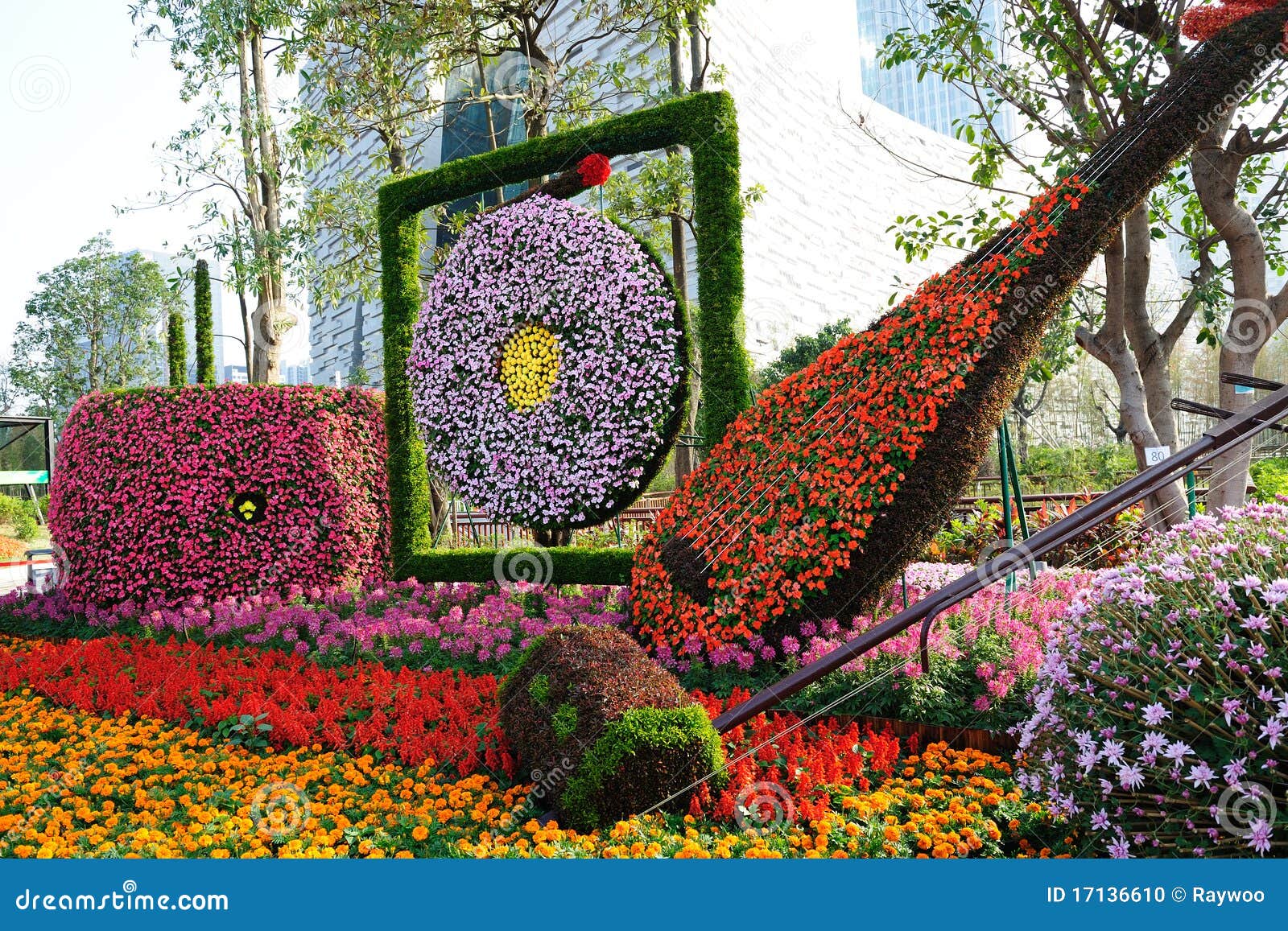 Flower musical instruments stock photo. Image of colorful - 17136610