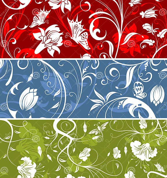 Flower pattern stock vector. Illustration of vector, wallpaper - 3683631