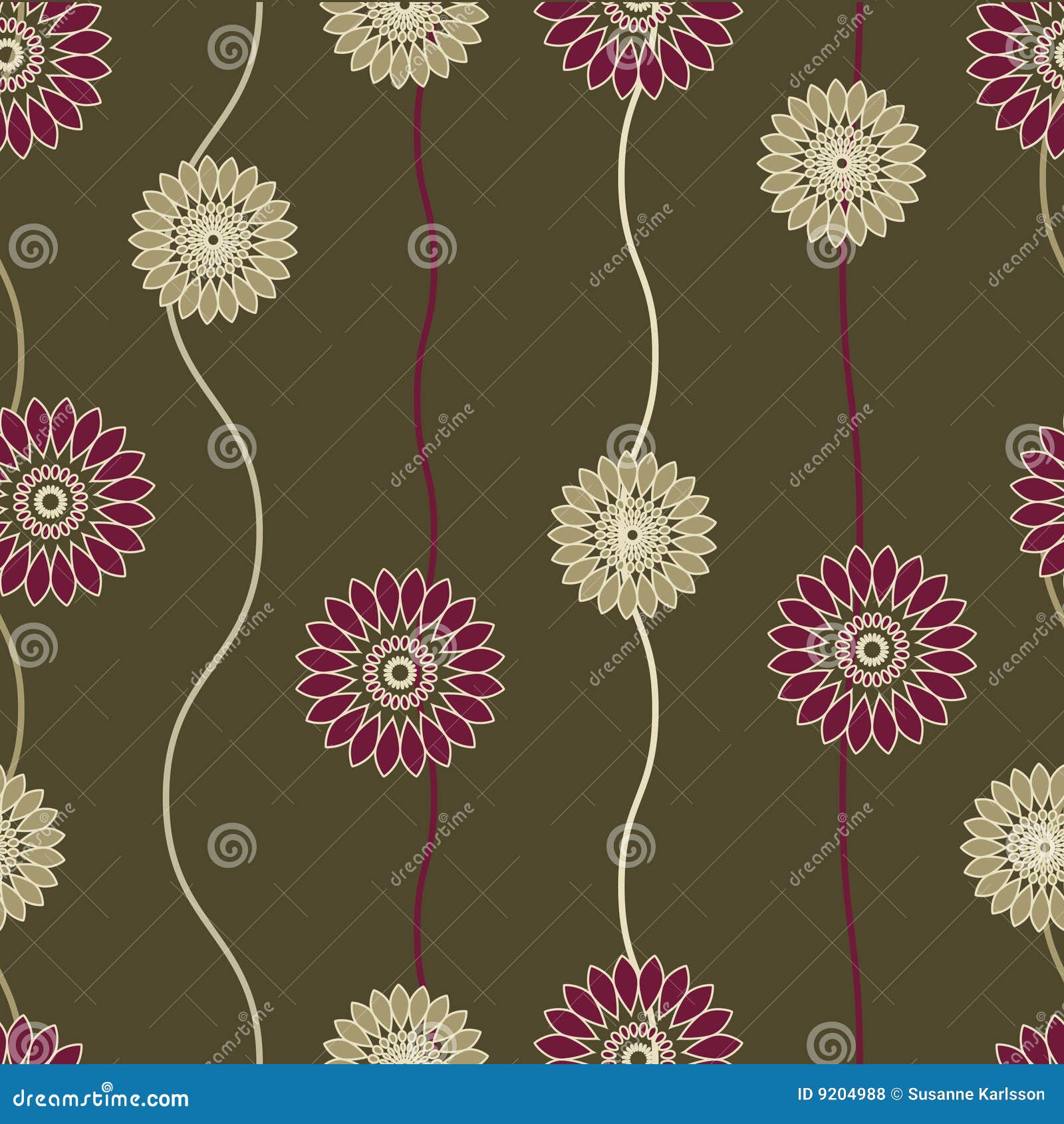 Wavy Flower Stock Illustrations – 24,717 Wavy Flower Stock ...