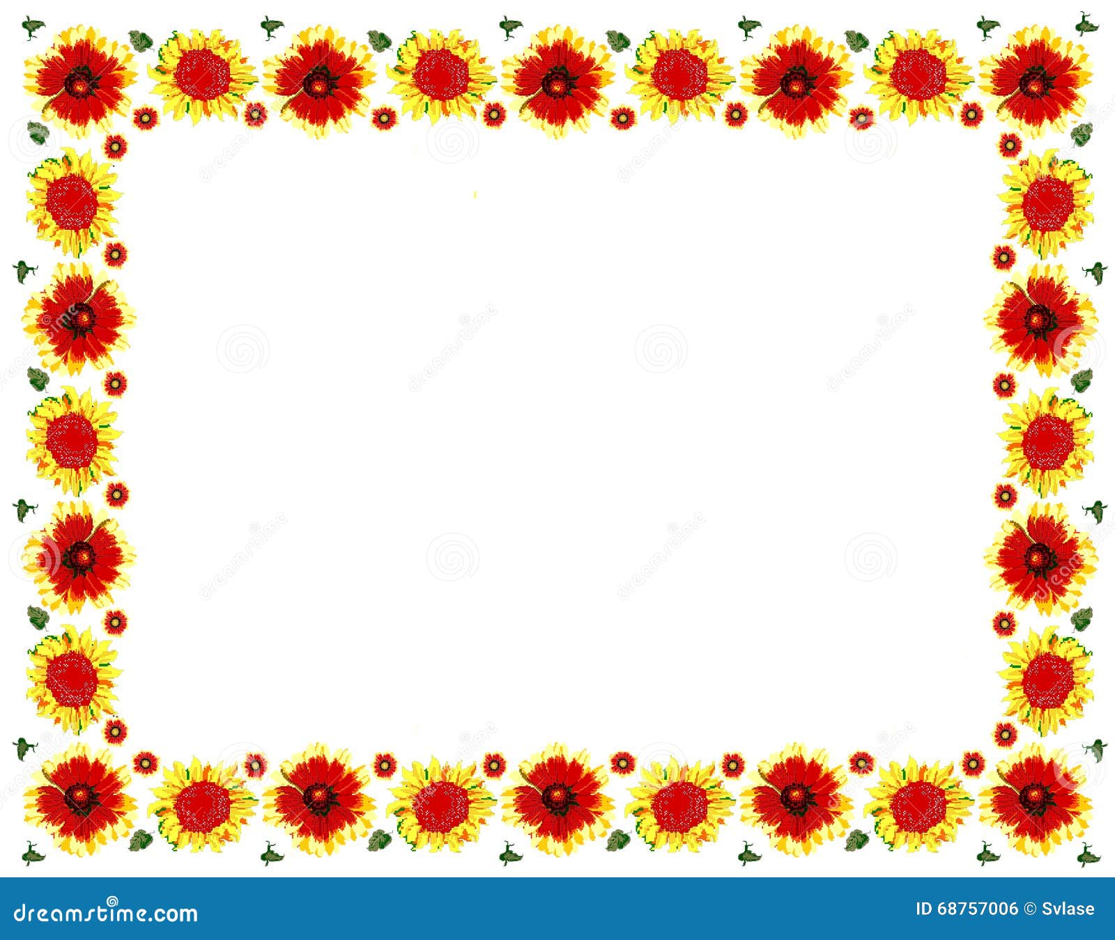 Flower pattern as frame stock photo. Image of antique - 68757006