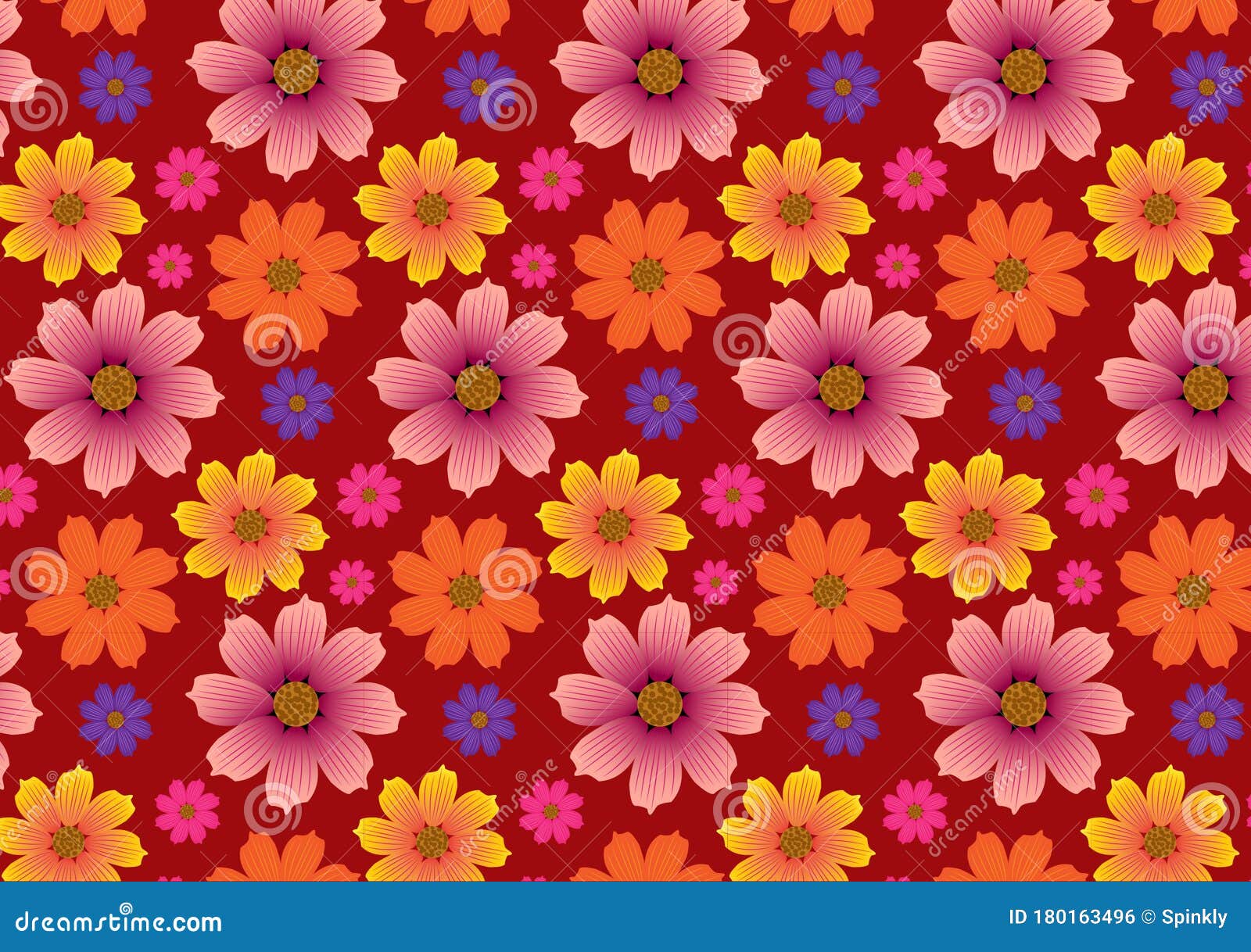 Flower Pattern Background Wallpaper for Design Layout Stock ...
