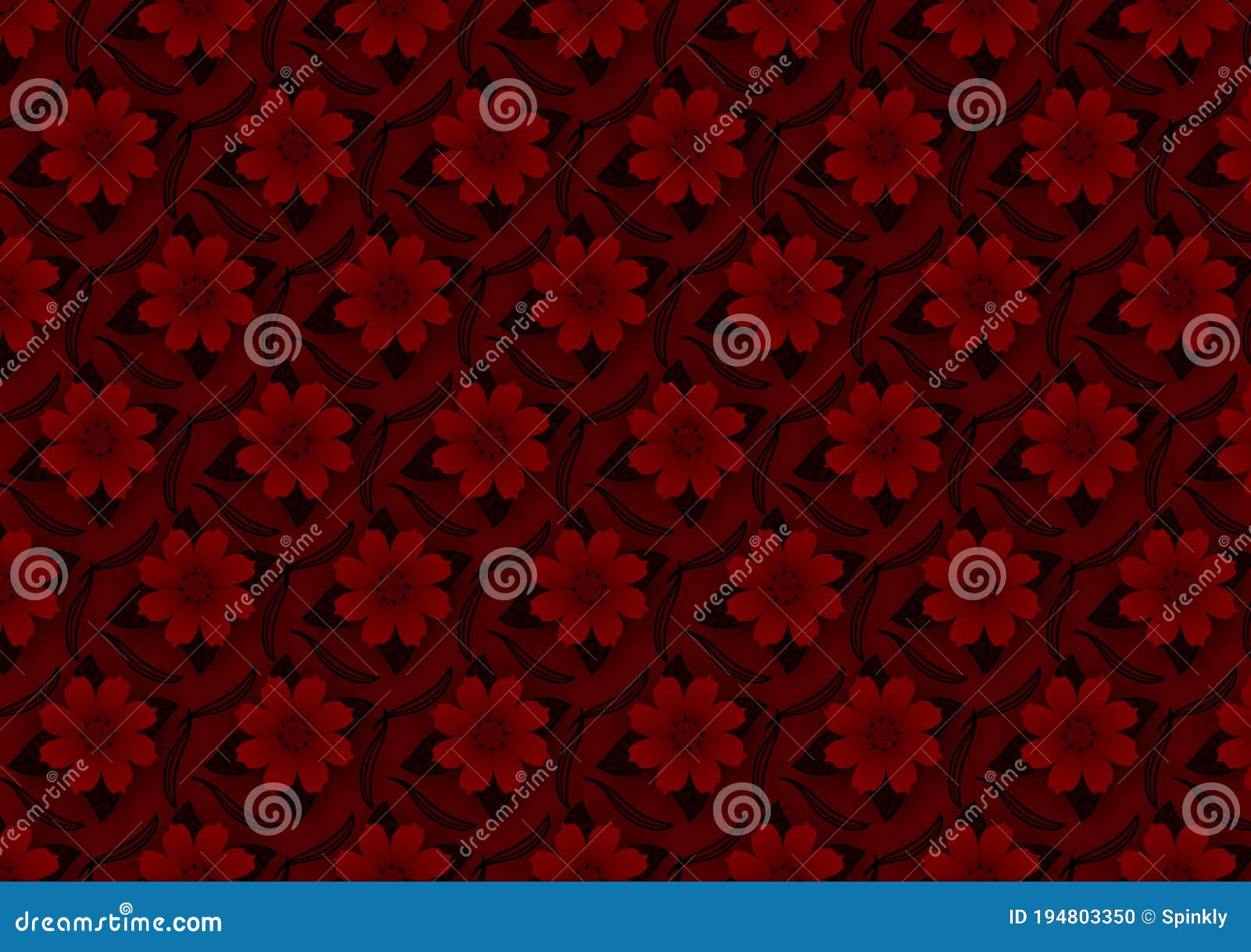 Flower Pattern Background Wallpaper for Design Layout Stock ...