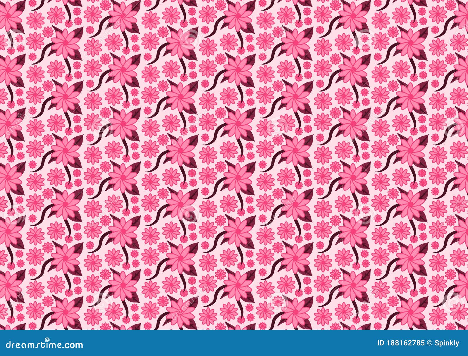 Flower Pattern Background Wallpaper for Design Layout Stock ...