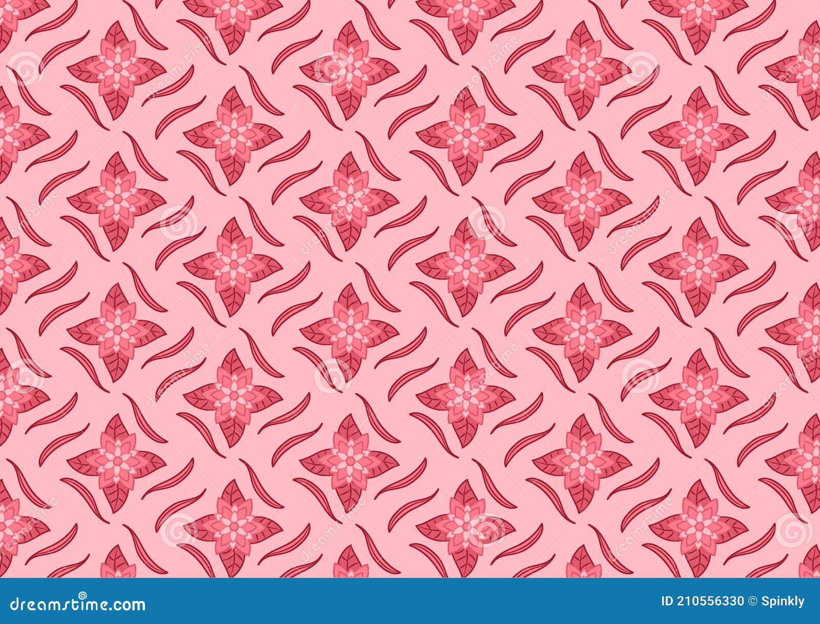 Flower Pattern Illustration Background for Wallpaper Stock Illustration ...