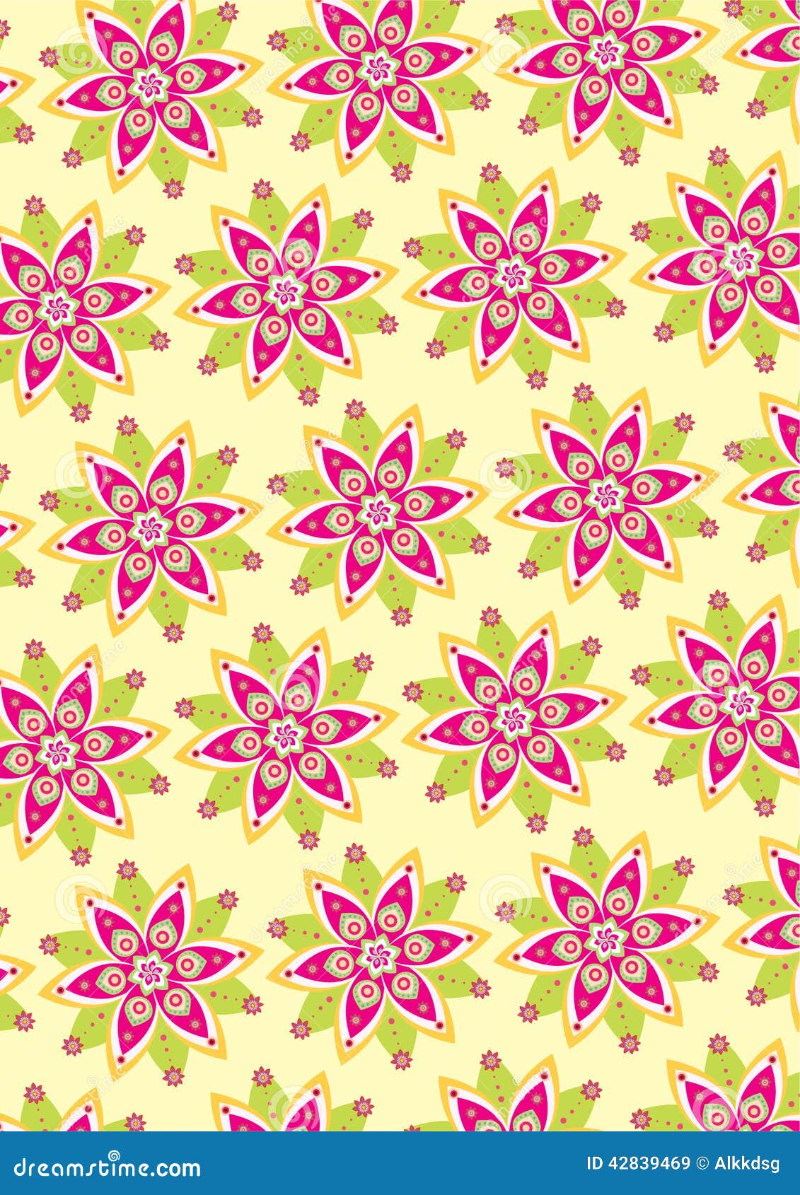 Flower pattern mandala stock vector. Illustration of decor - 42839469