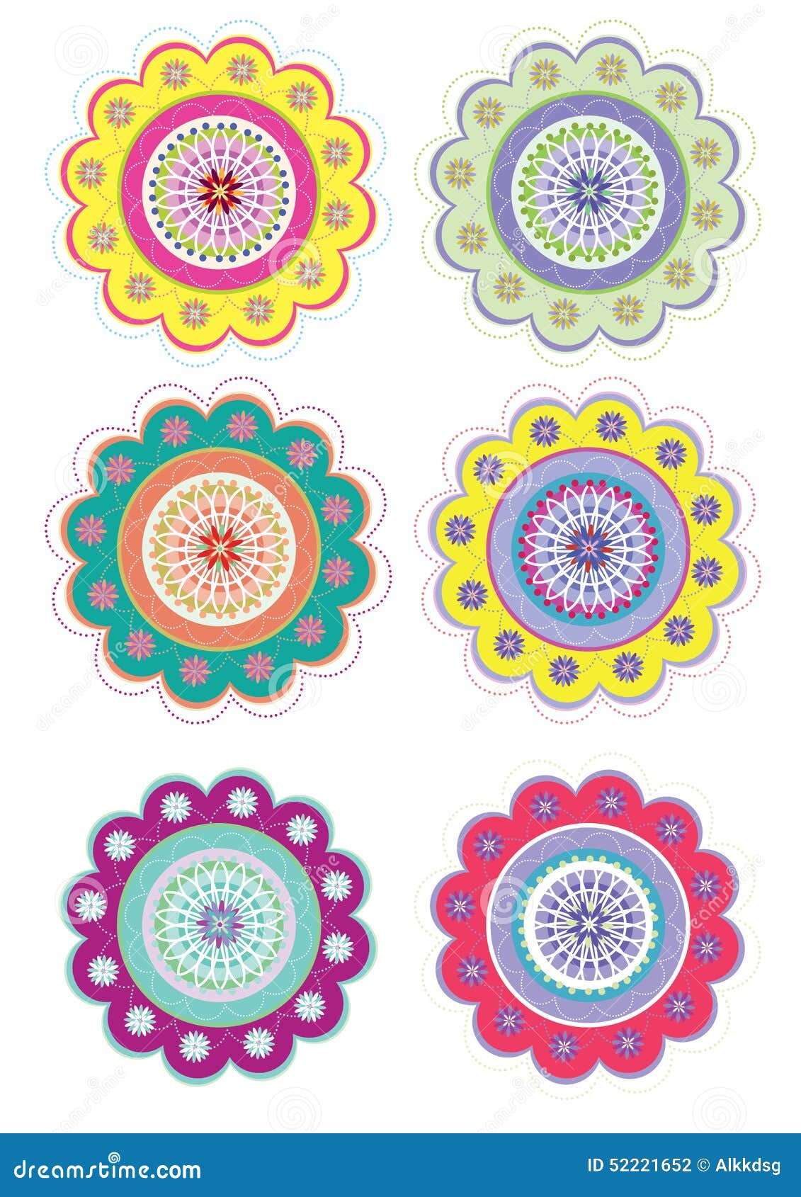 Flower Pattern stock vector. Illustration of pretty, garden - 52221652