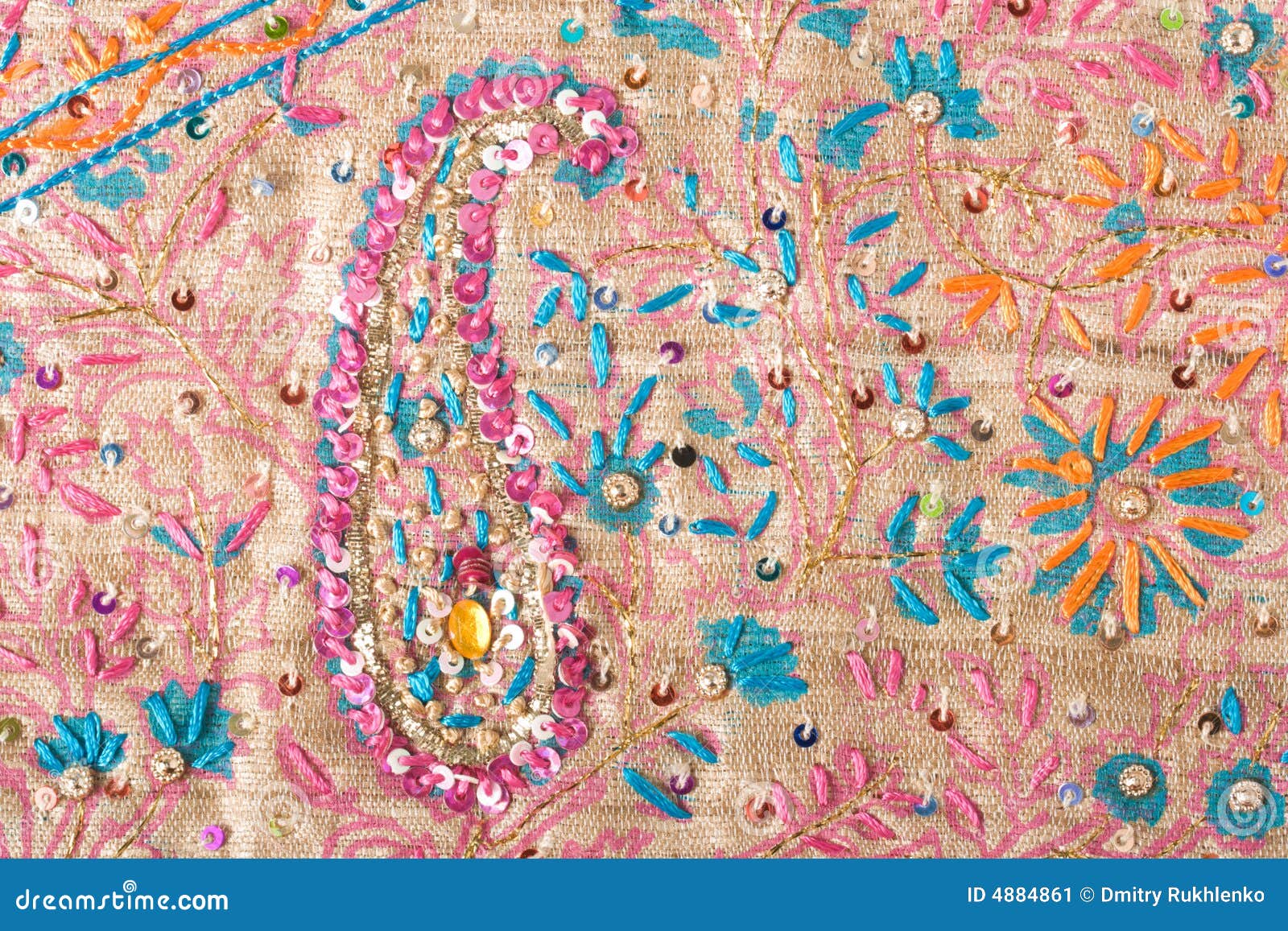 Flower pattern on silk stock image. Image of thread, material - 4884861