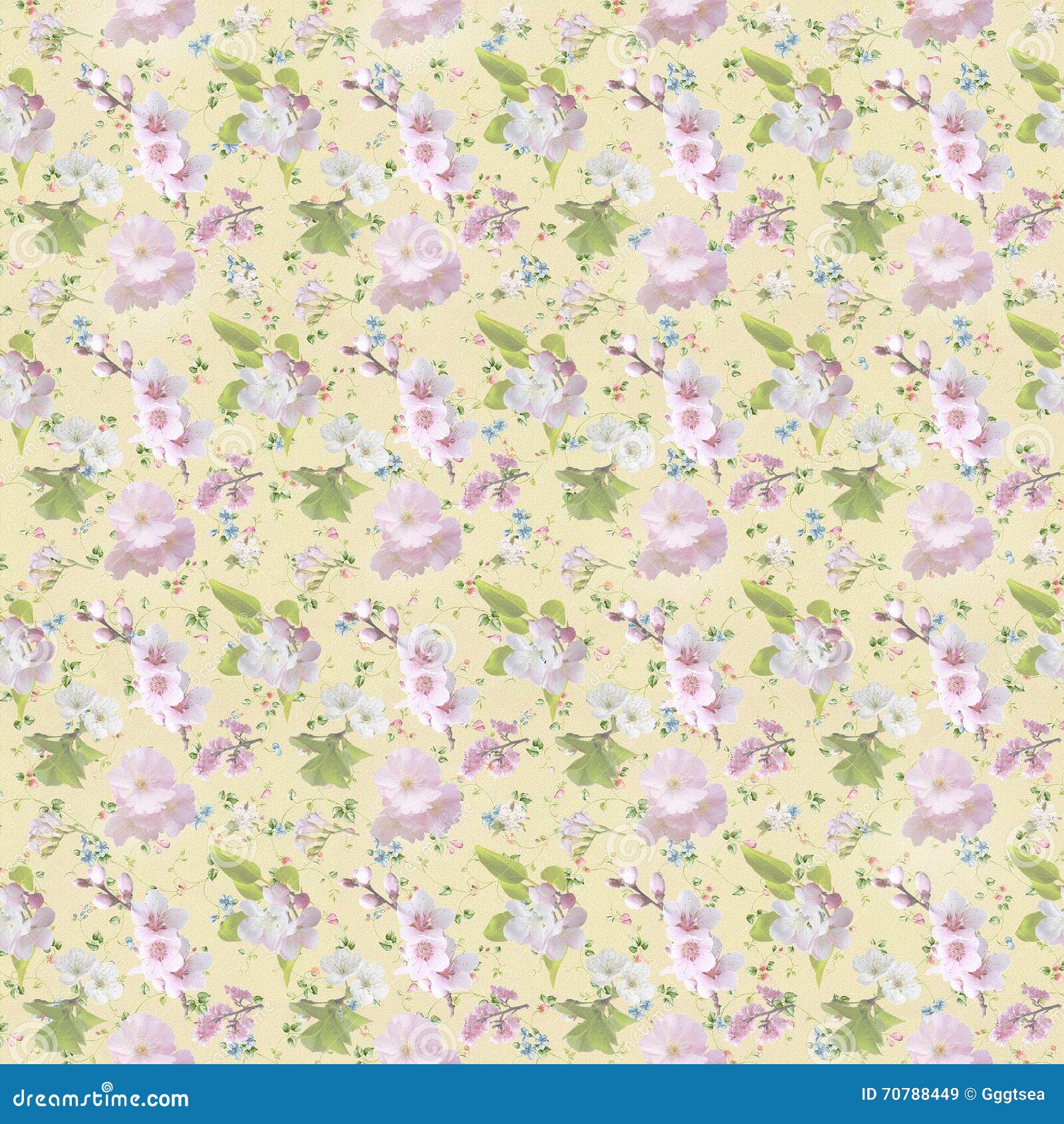 Flower pattern wallpaper stock illustration. Illustration of floral ...