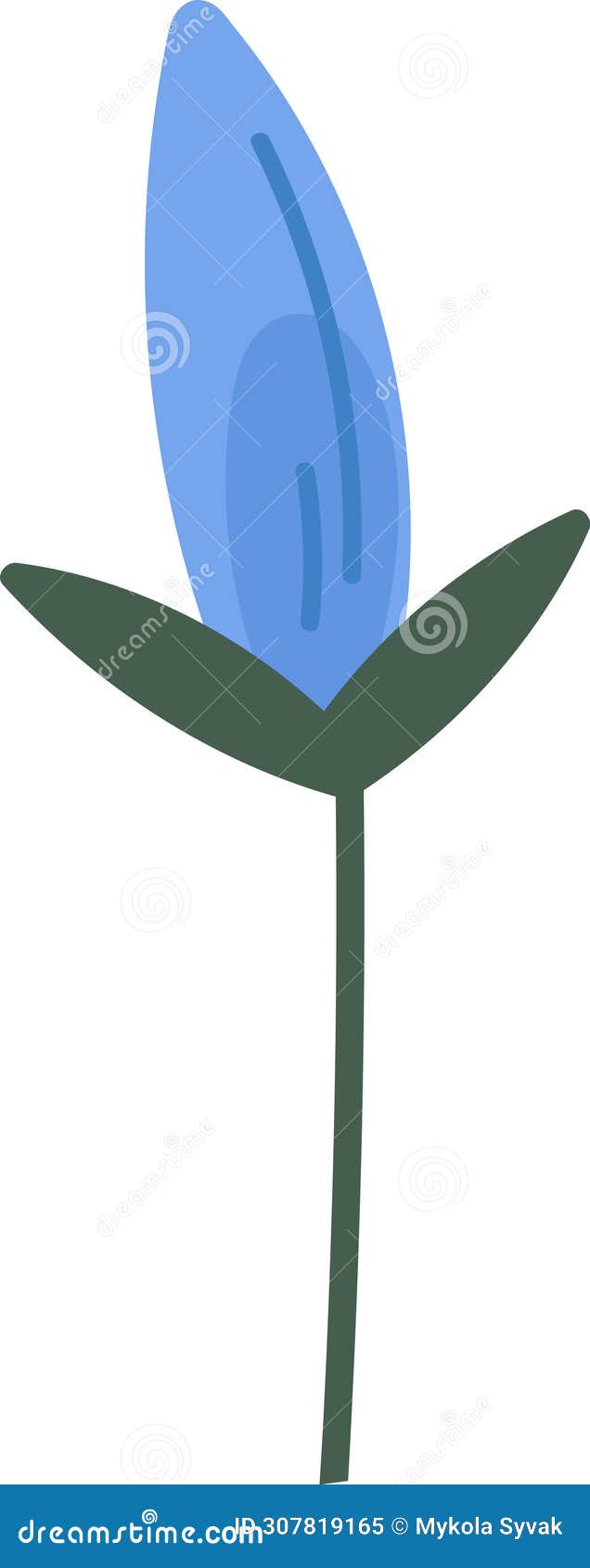 Flower Plant Bud stock vector. Illustration of leaf - 307819165
