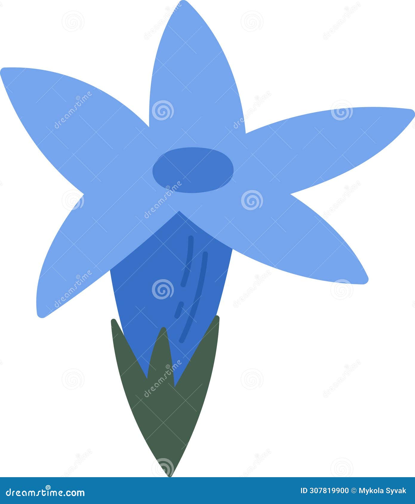 Flower Plant Head stock vector. Illustration of plant - 307819900