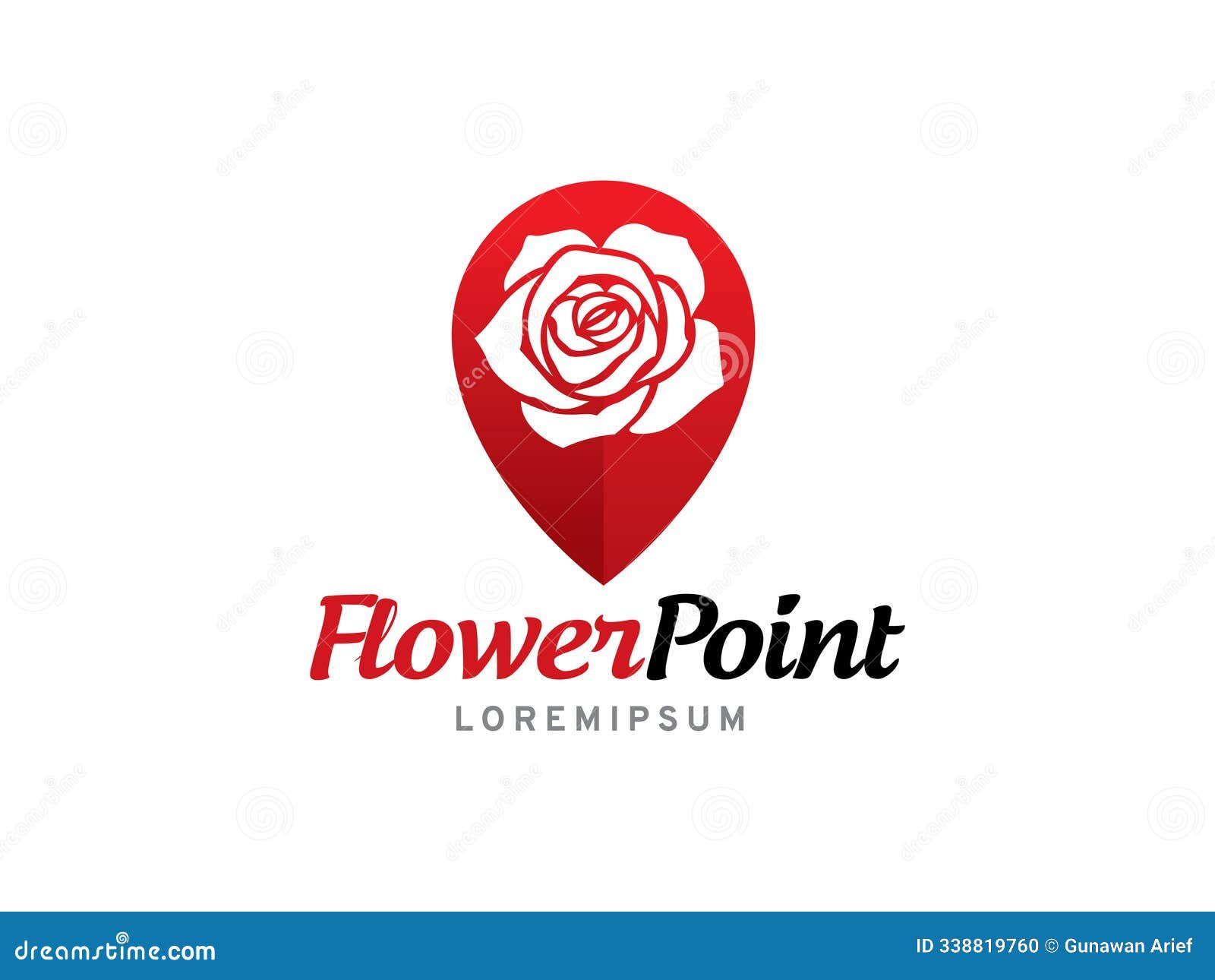 Flower Point Logo Symbol or Icon Template Stock Vector - Illustration ...