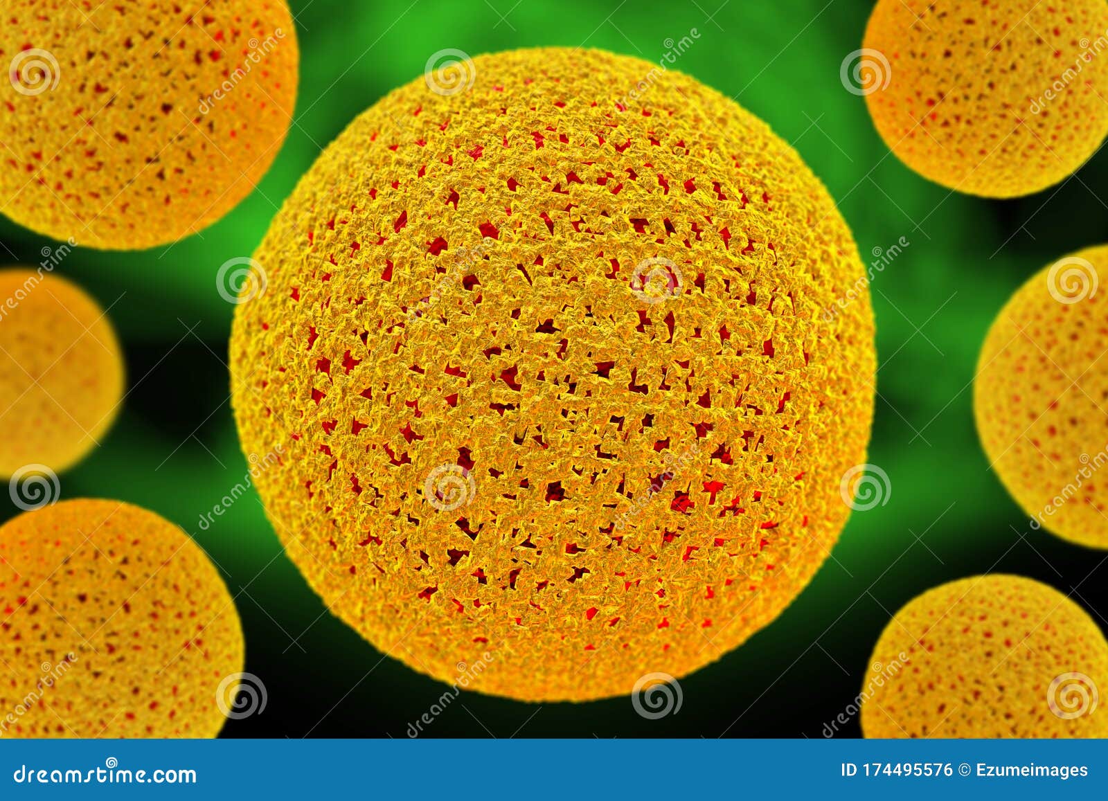 Flower Pollen Particles 3D Illustration Stock Illustration ...