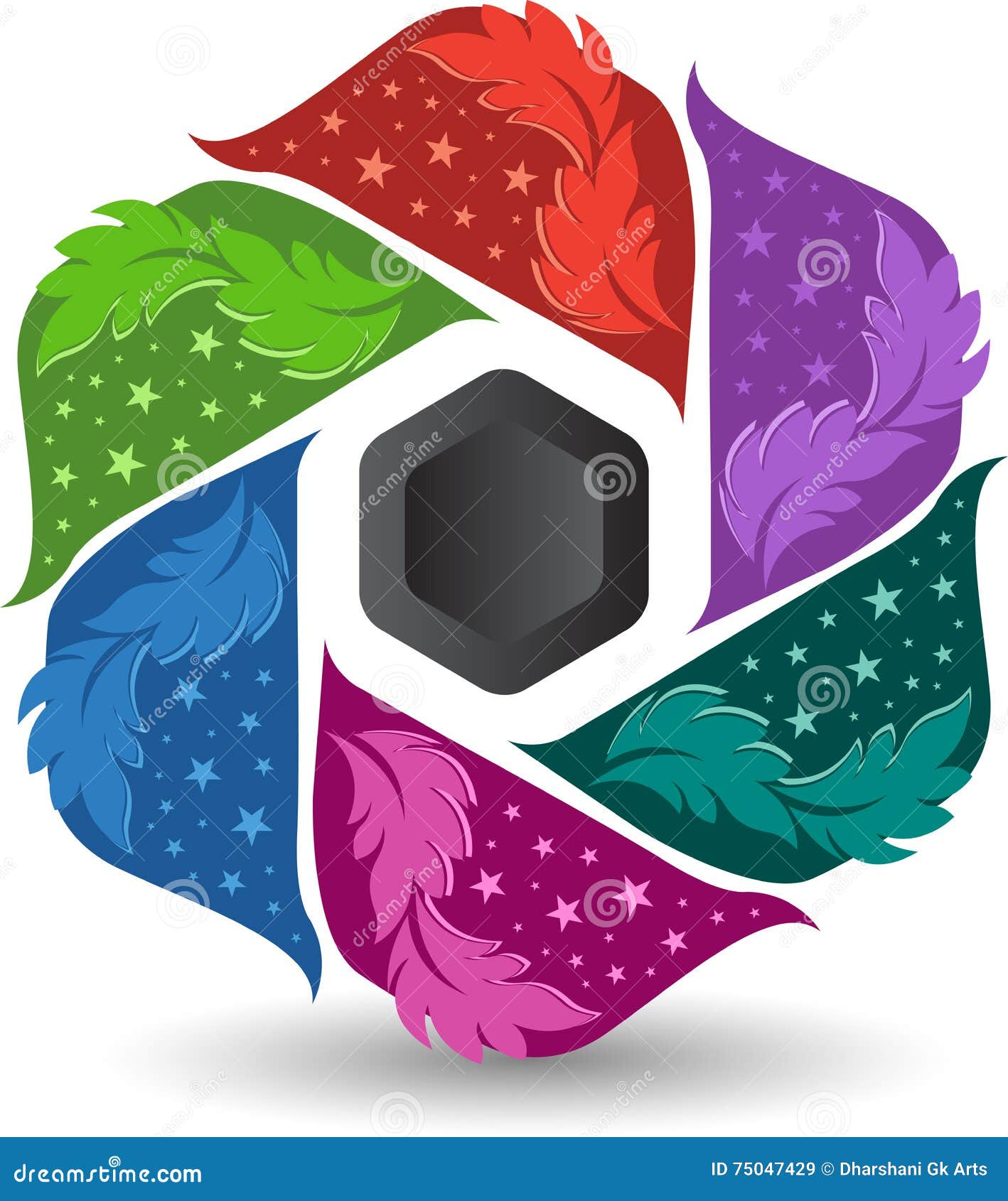 Box Polygon Logo Cartoon Vector | CartoonDealer.com #234491873