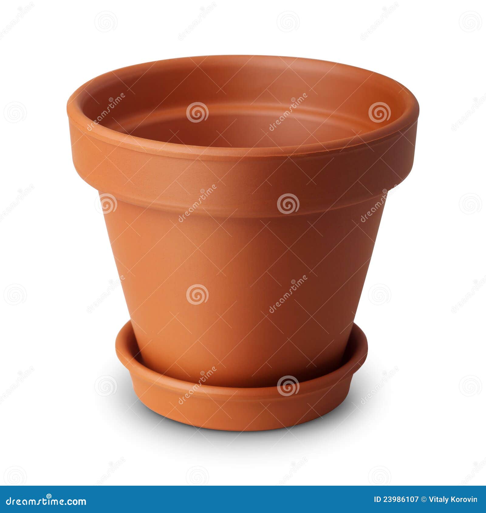 Flower pot stock image. Image of container, white, earthenware - 23986107