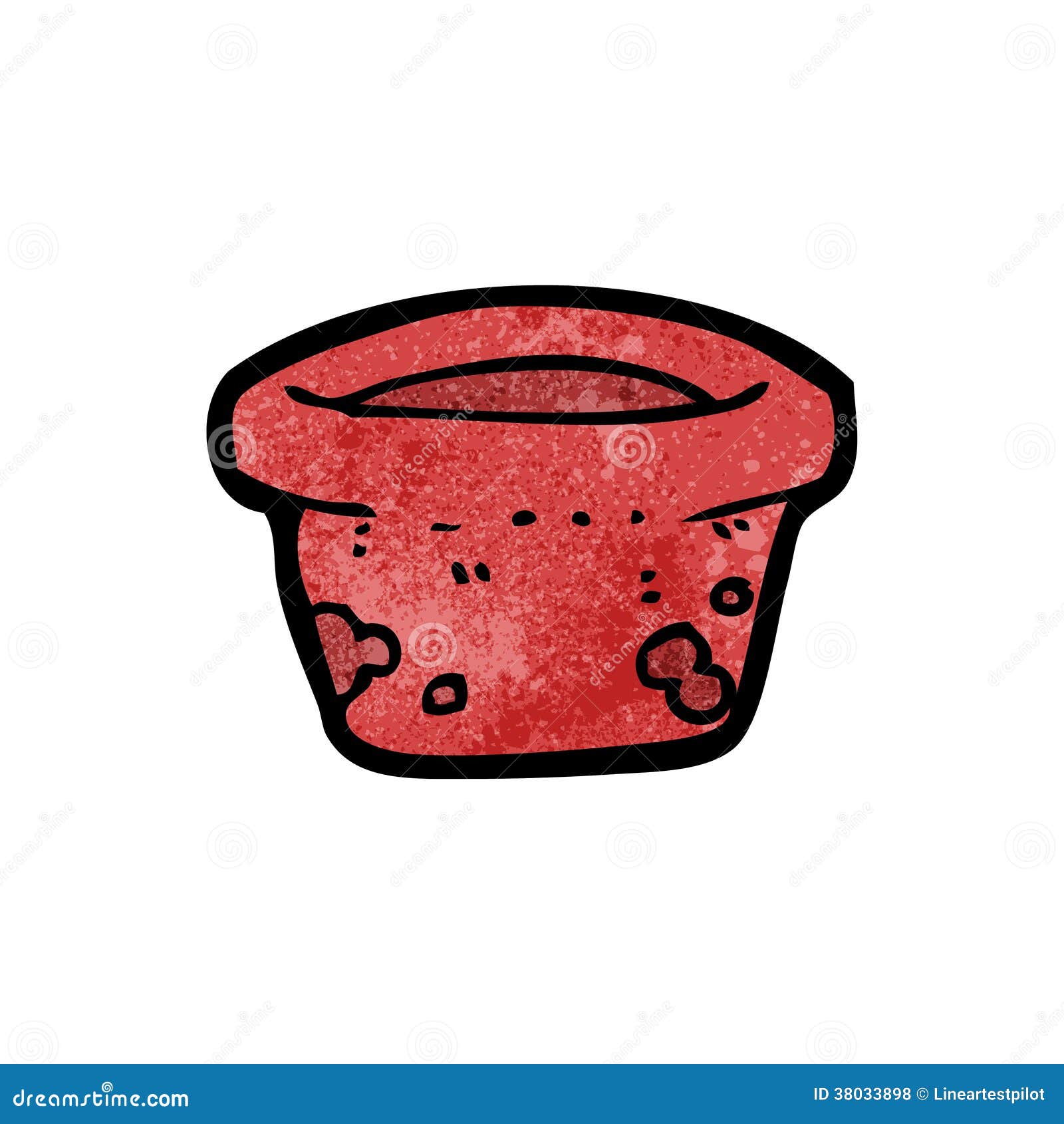 Flower pot cartoon stock vector. Illustration of textured - 38033898