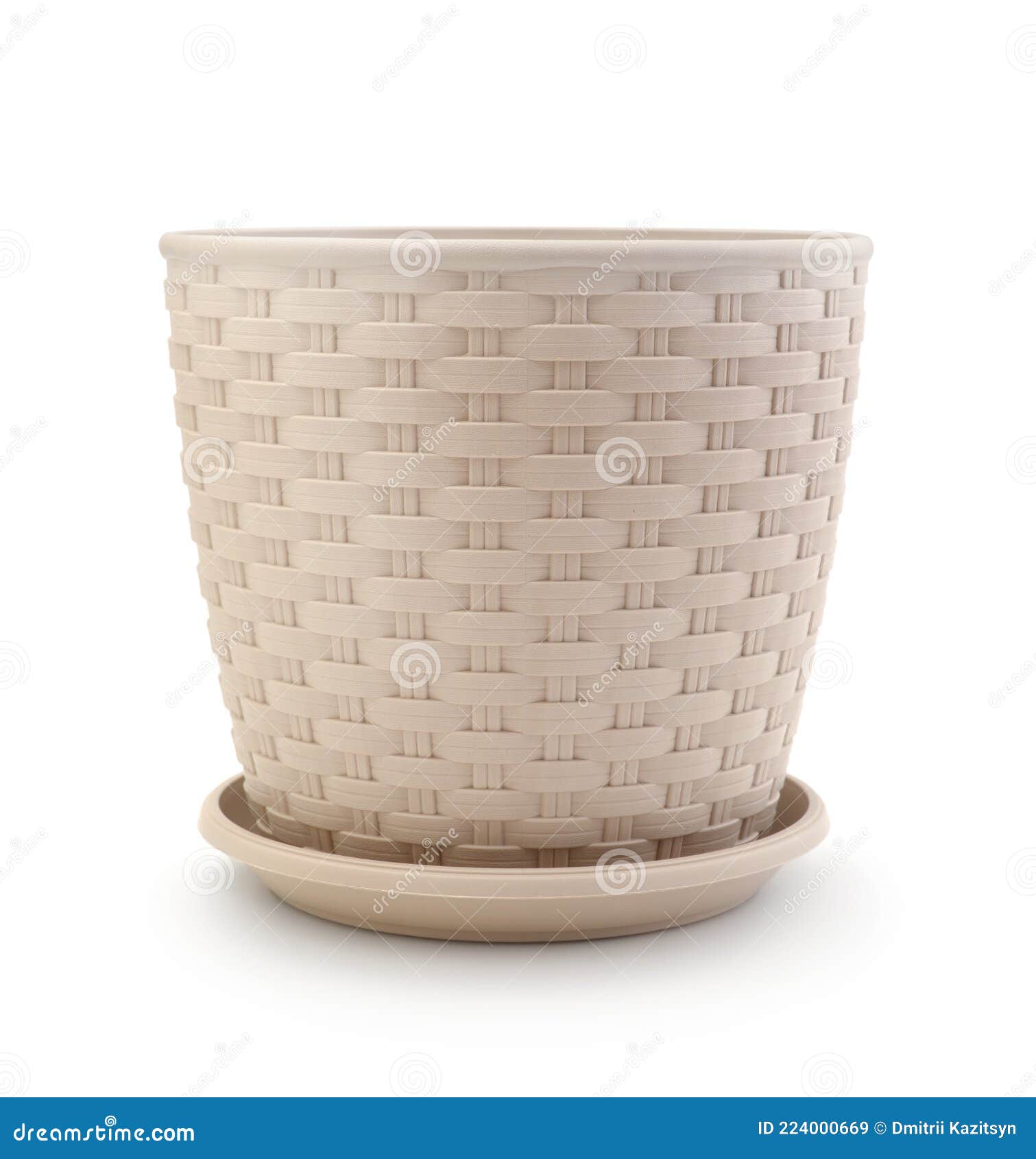 Flower Pot Isolated on White Stock Image - Image of botany, classic ...