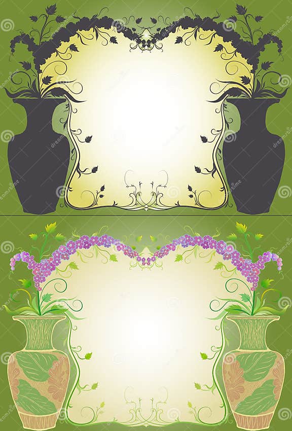 Flower pot and shadow stock vector. Illustration of card - 30901524