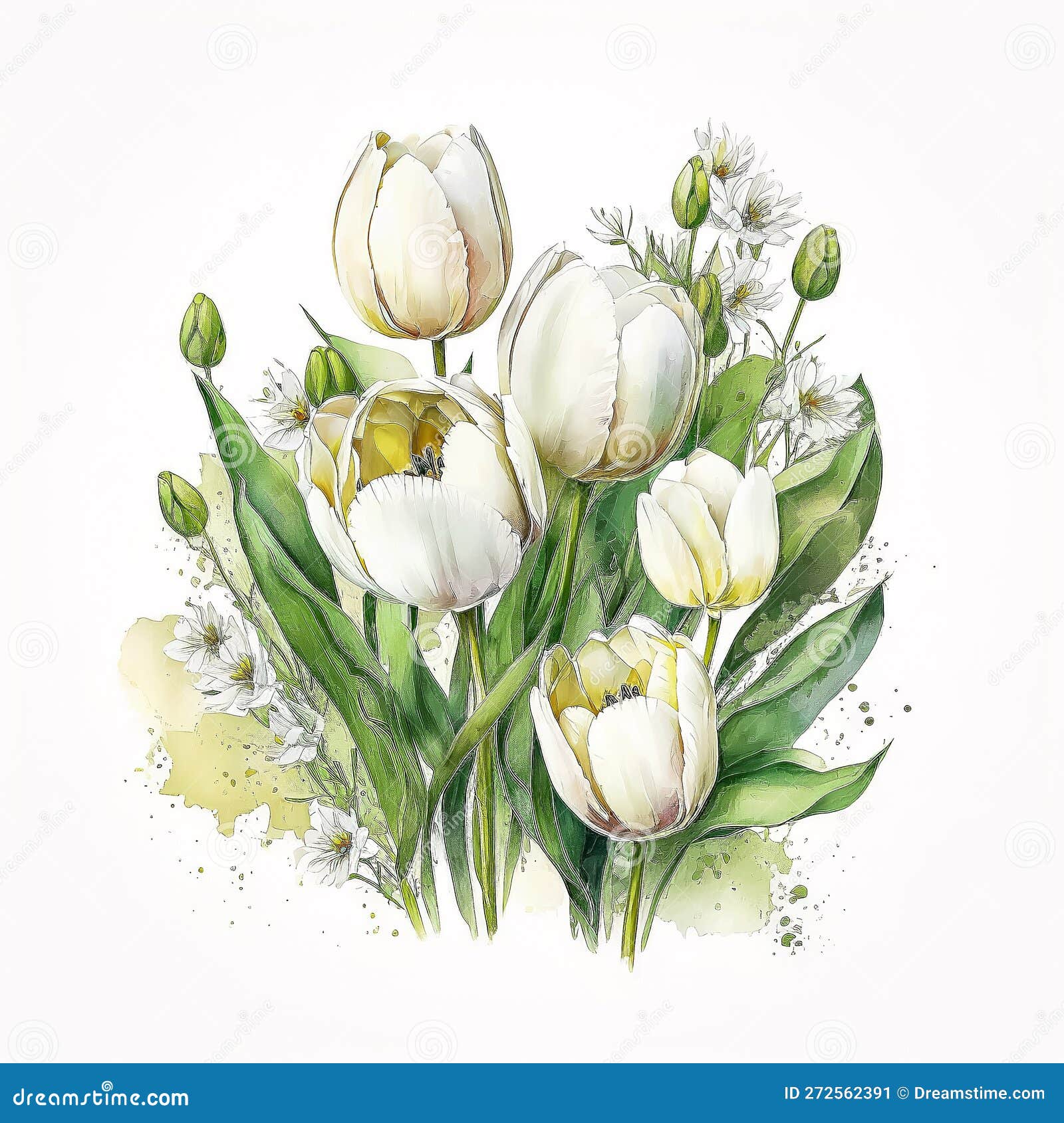 Flower Power: Bright Watercolor Tulips To Elevate Your Design AI ... Flower Power: Bright Watercolor Tulips To Elevate Your Design AI ...