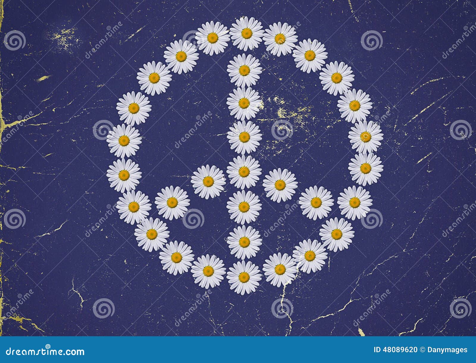 Flower power stock photo. Image of nature, style, 1970s - 48089620