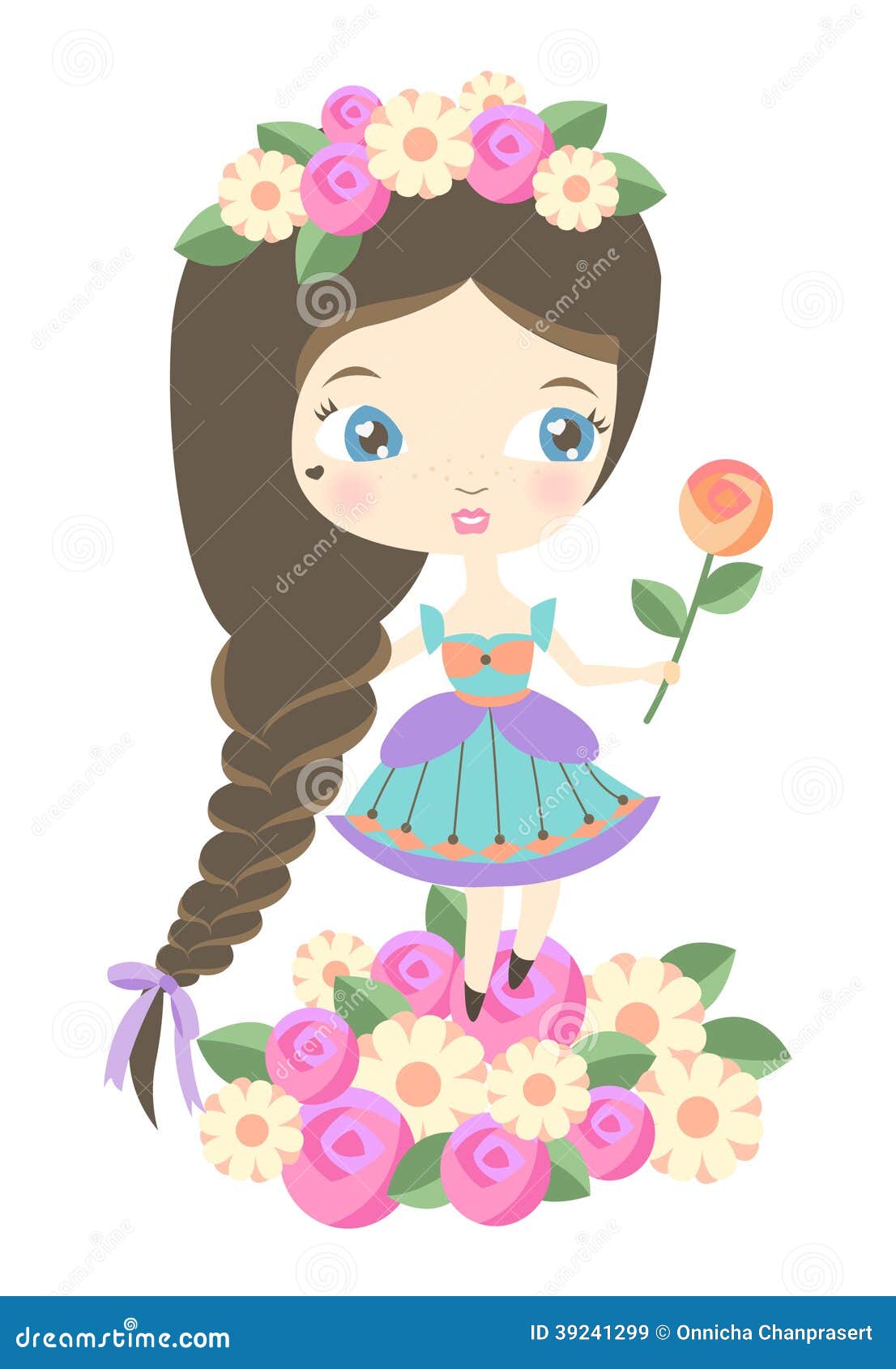 The Flower Princess Reid Gallery Stock Photography | CartoonDealer.com ...