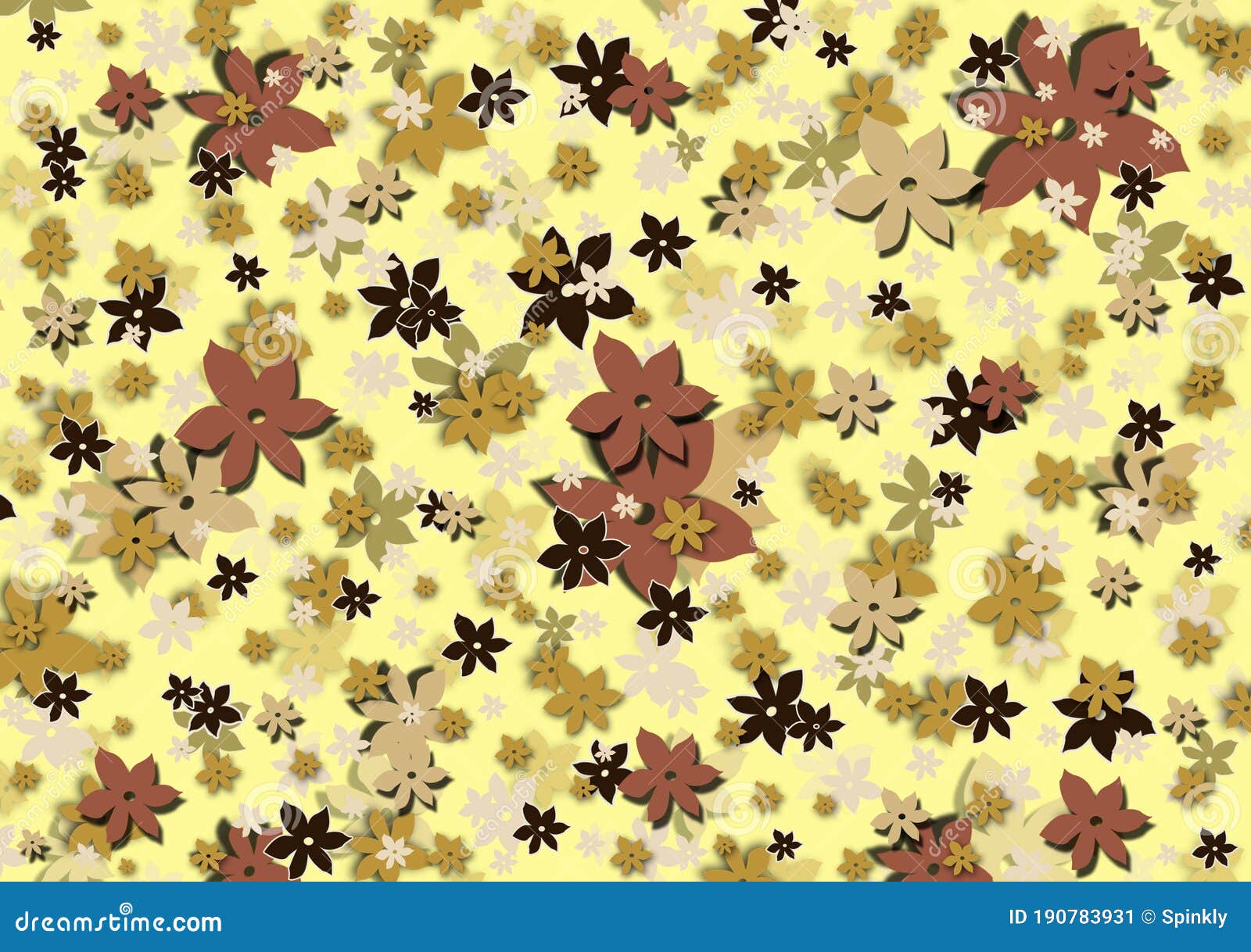Flower Pattern Background Wallpaper for Design Layout Stock ...