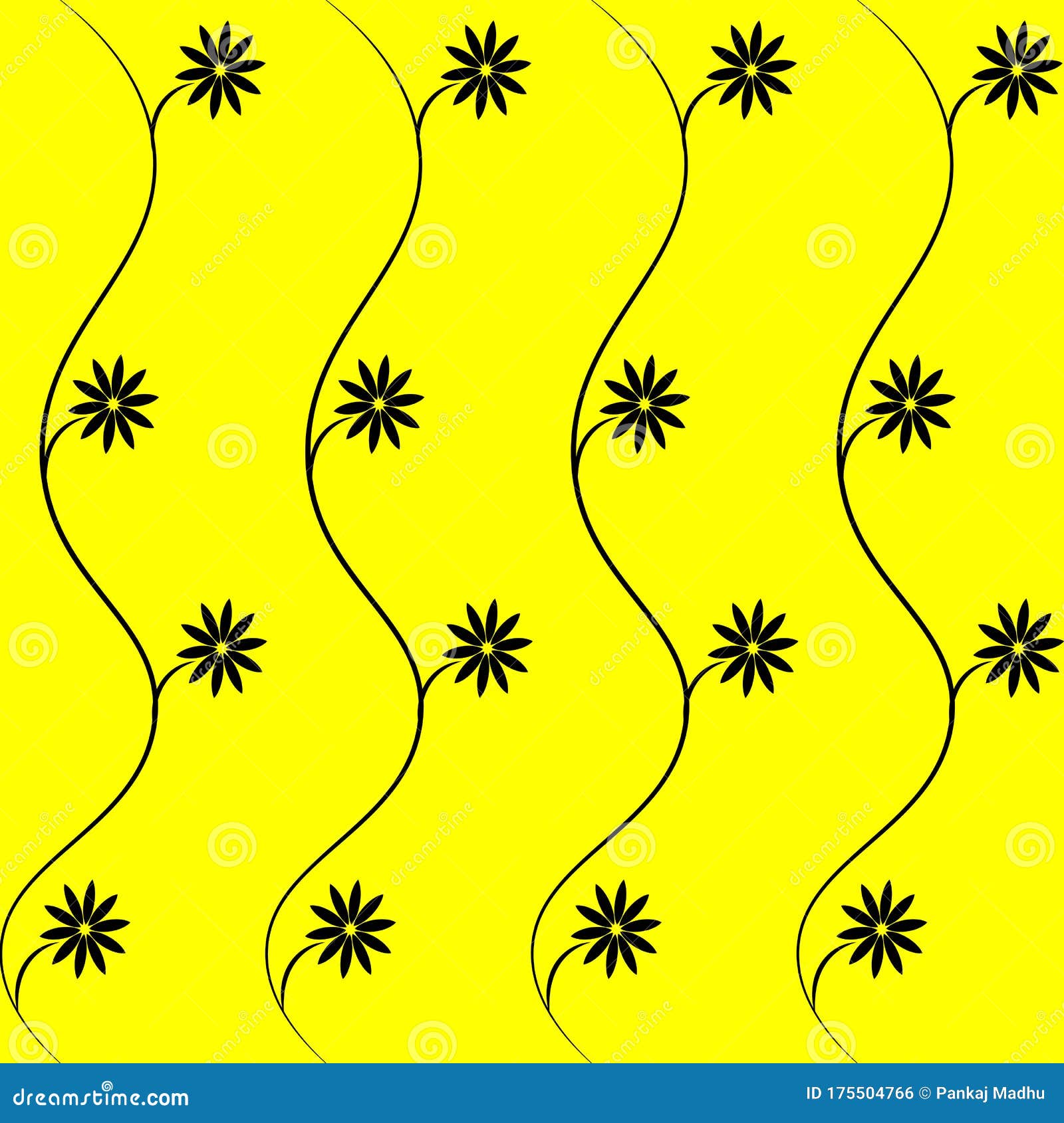 Flower Repeating Pattern. Geometric Simple Print. Vector Repeating ...