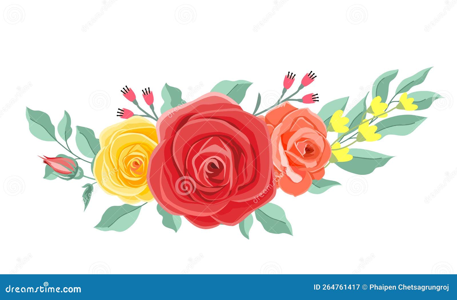 Flower Rose Vector for Background, Texture, Wrapper Pattern, Decoration ...