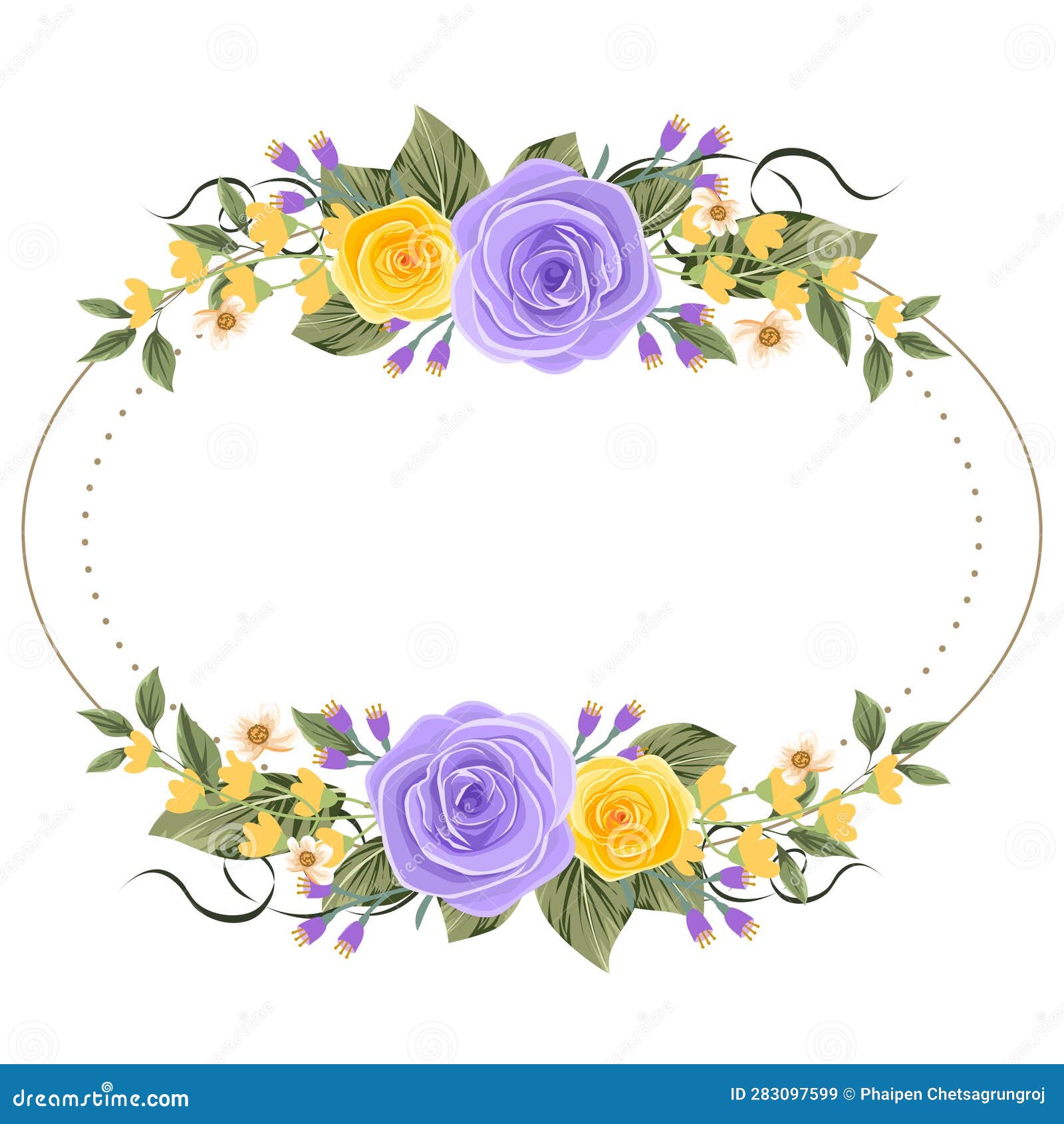 Flower Rose Vector with Ellipse for Background, Texture, Wrapper ...