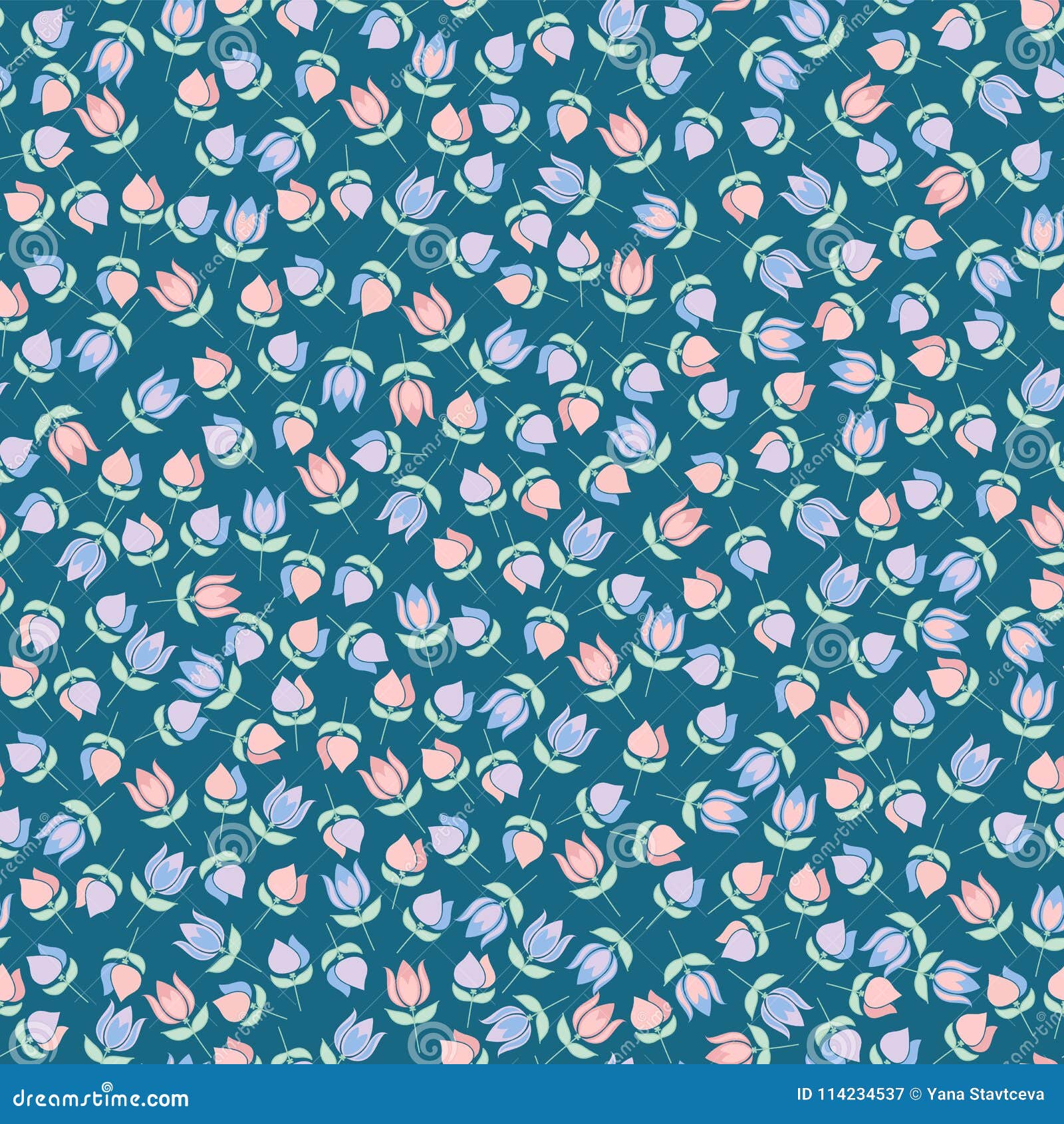 Flower rustic pattern. stock vector. Illustration of fabric - 114234537