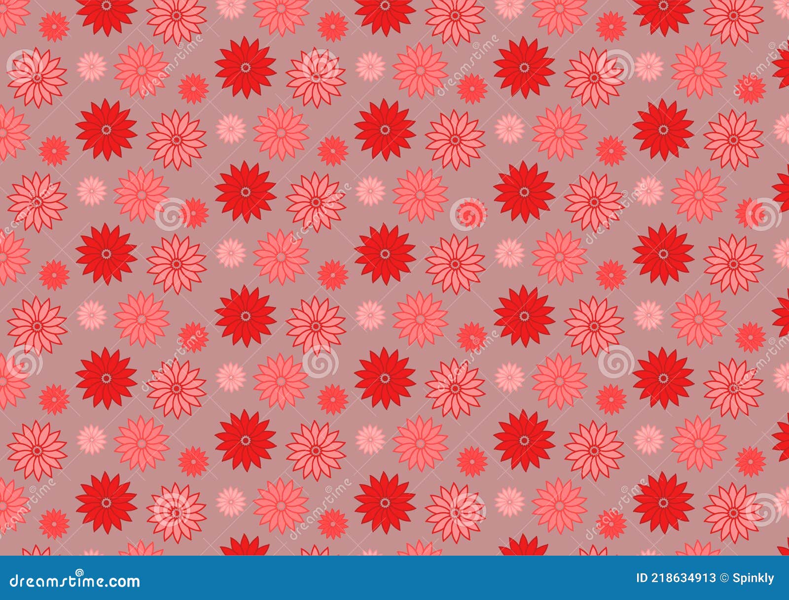 Flower Seamless Pattern Design Background for Wallpaper Stock ...