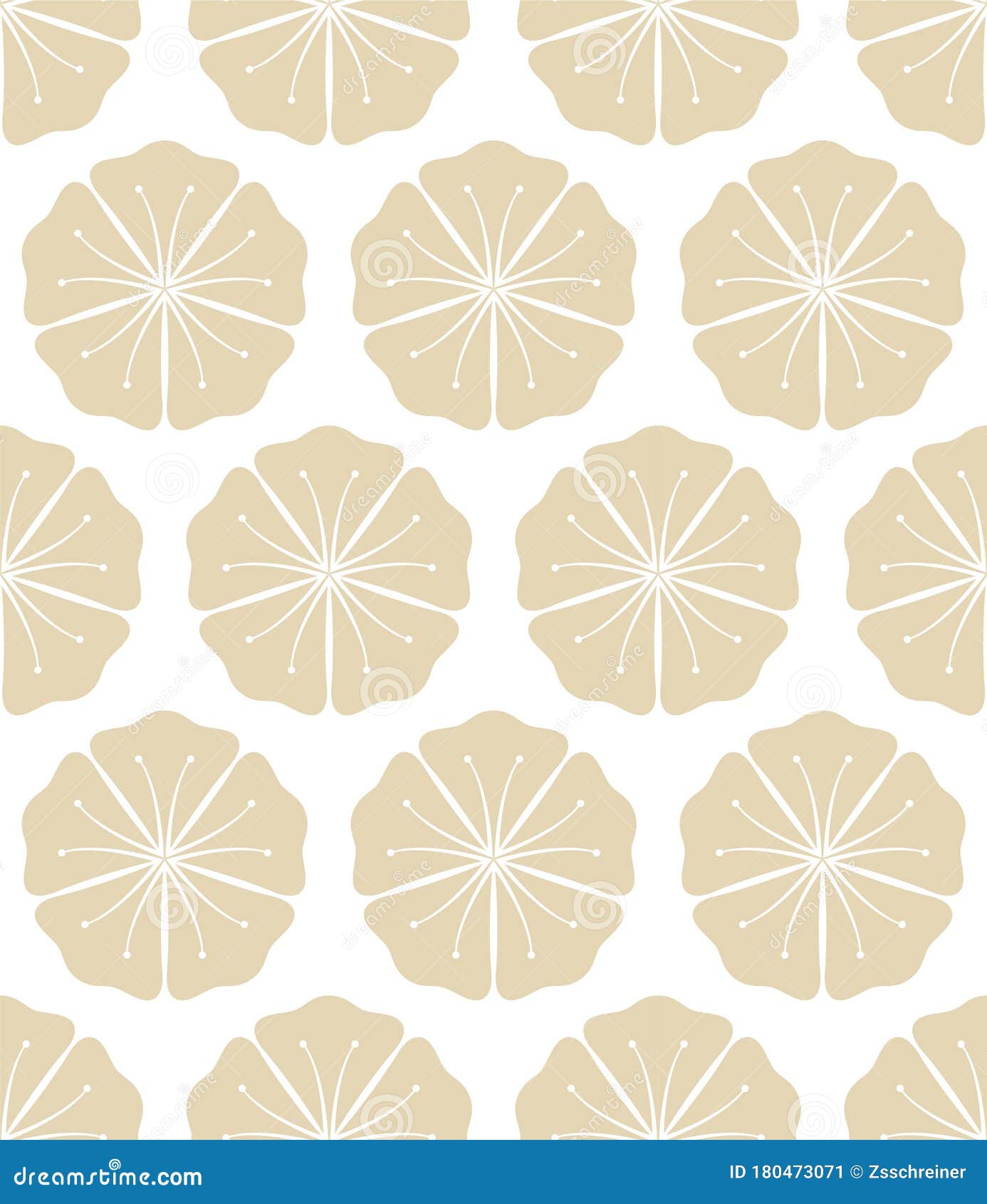 Flower Seamless Pattern Light Color Stock Vector - Illustration of ...