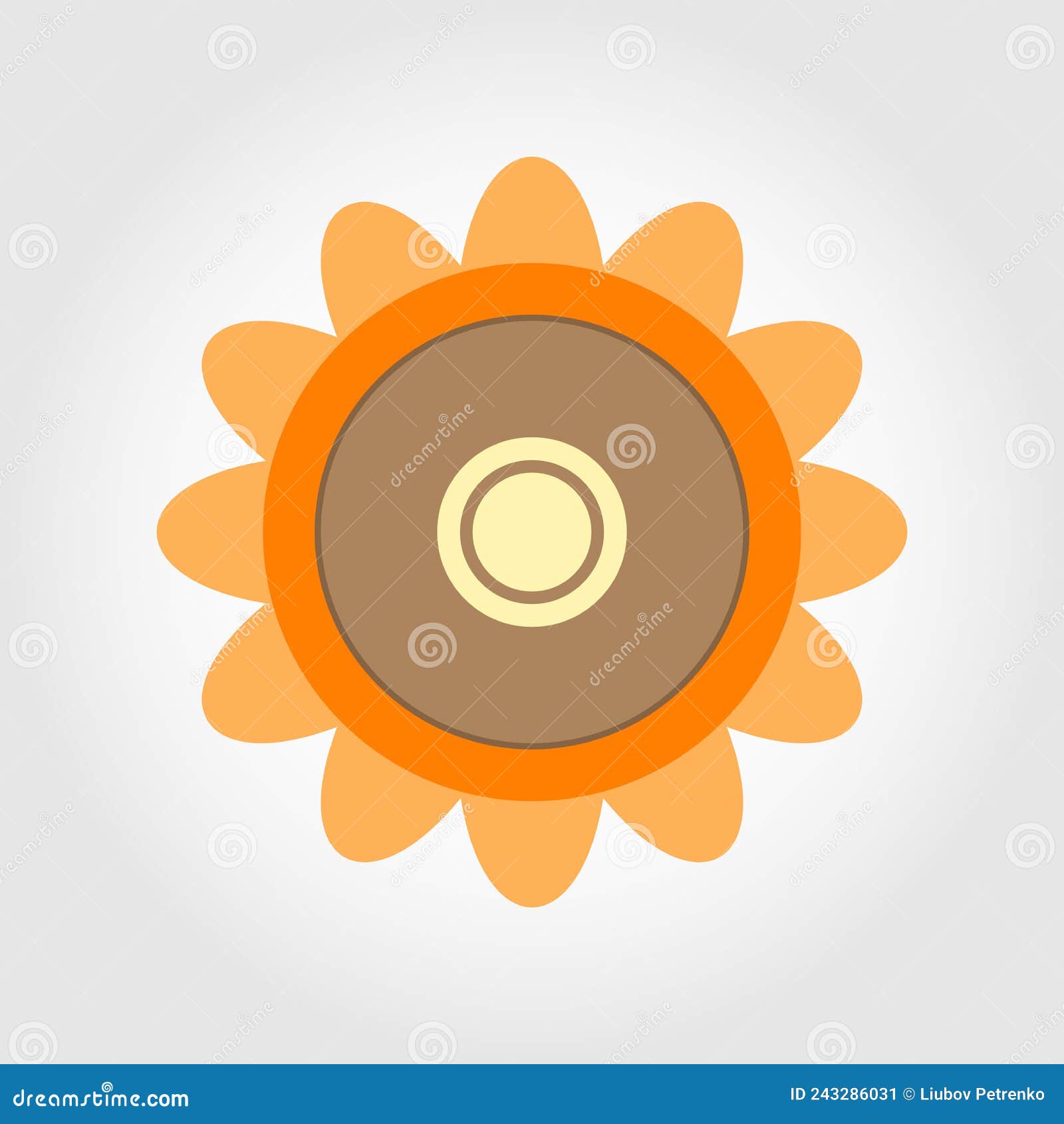 Flower shape Floral logo stock vector. Illustration of colorful - 243286031