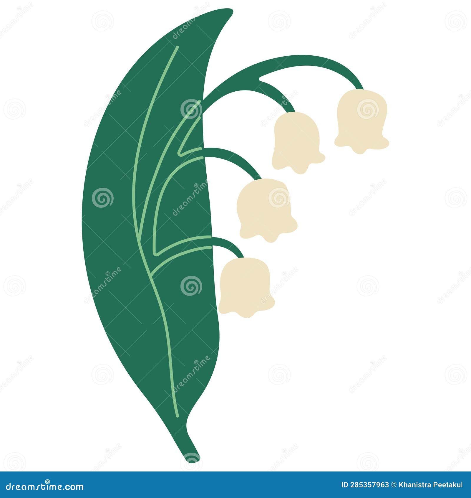 Flower Single 3 stock vector. Illustration of cute, summer - 285357963