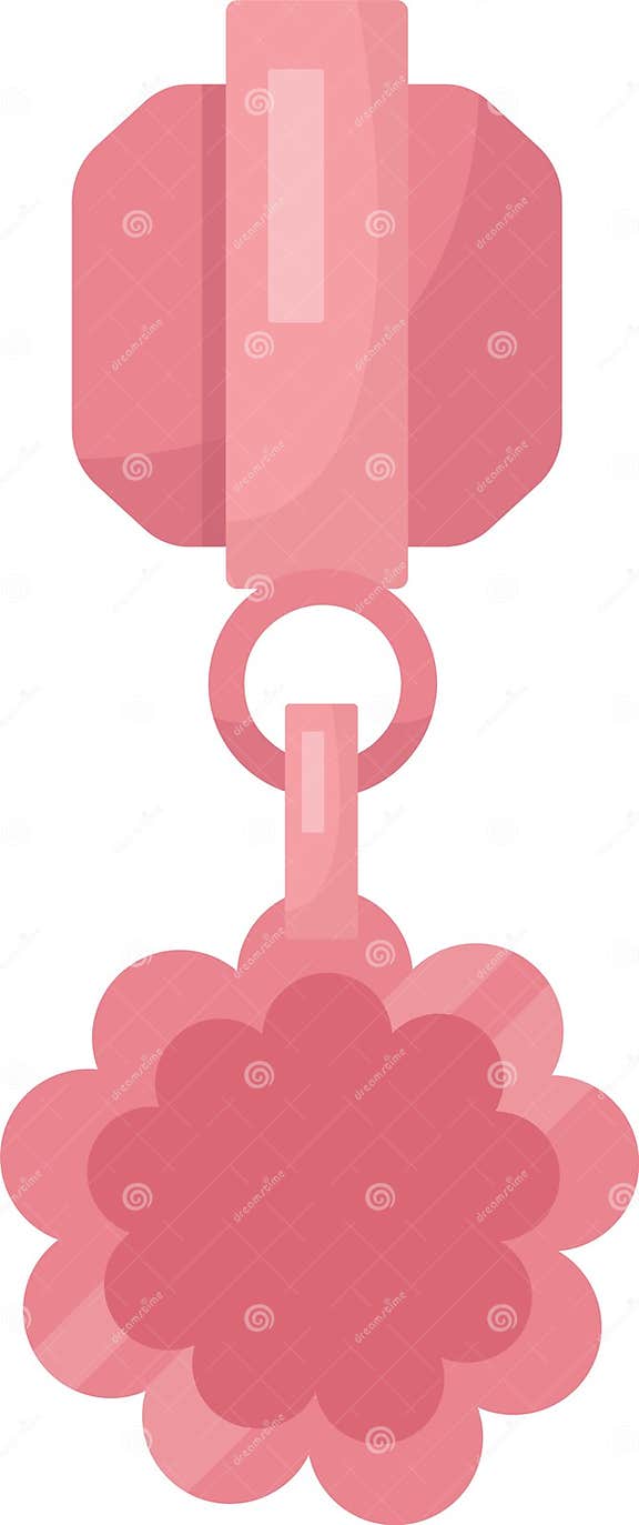 Flower Slider for Zipper stock illustration. Illustration of flowers ...