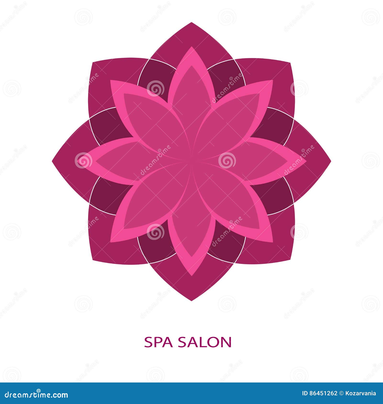 Flower spa salon stock vector. Illustration of flowers - 86451262