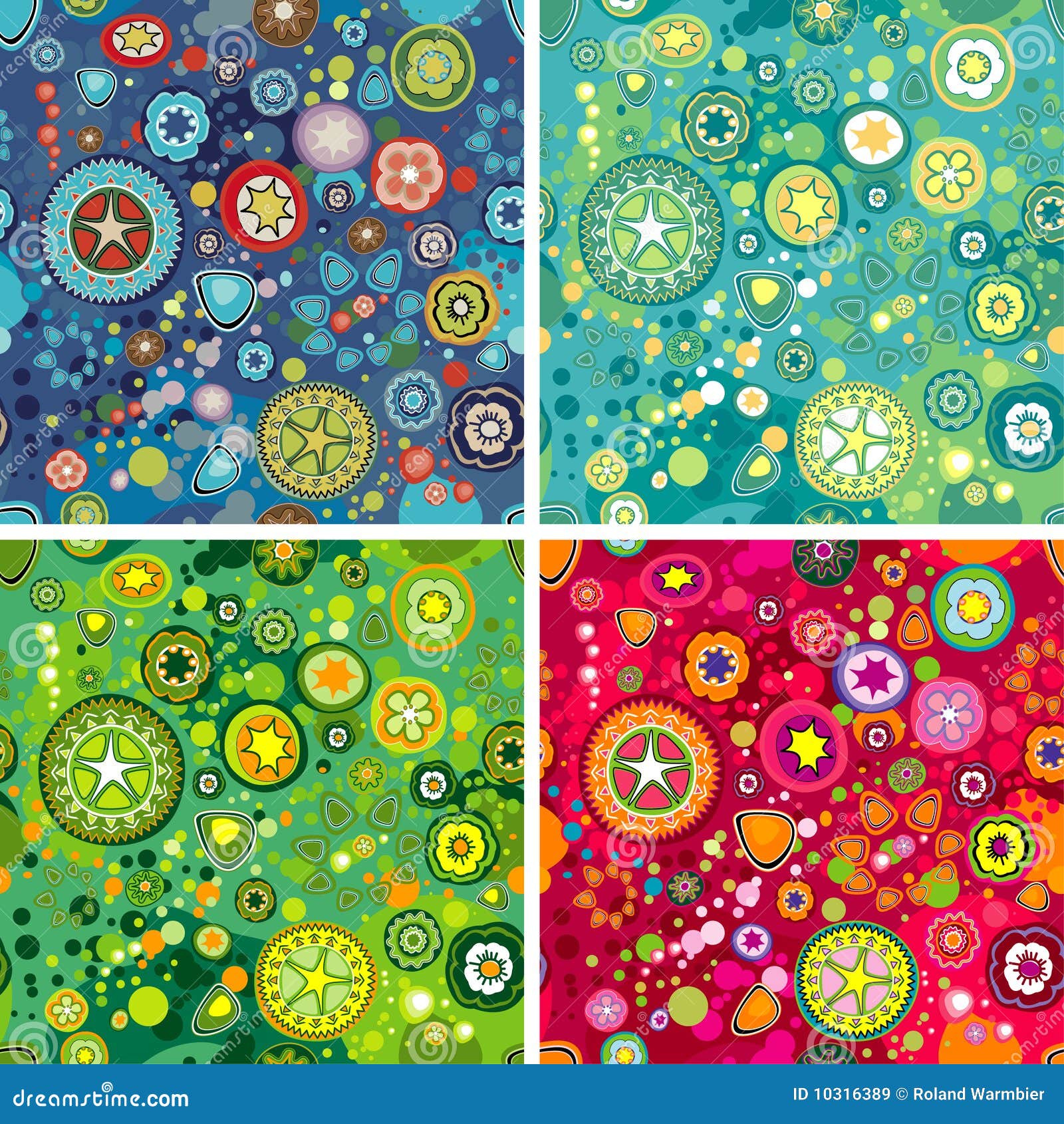 Flower Space Background stock vector. Illustration of abstract - 10316389