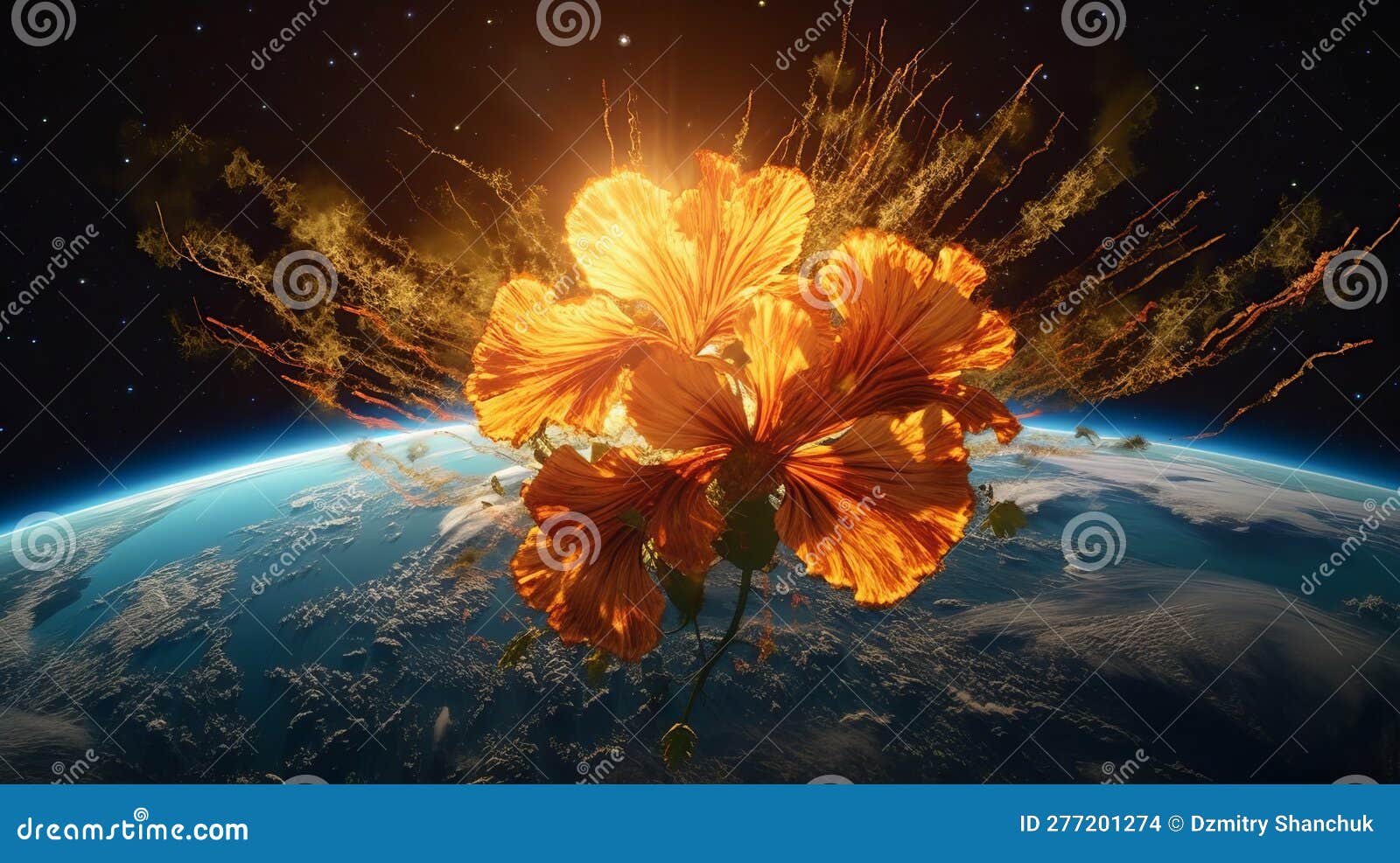 A Flower in Space the Size of a Planet Catastrophe Galactic Nebulae ...