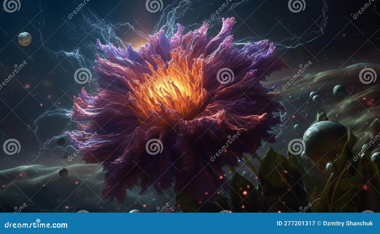 A Flower in Space the Size of a Planet Catastrophe Galactic Nebulae ...
